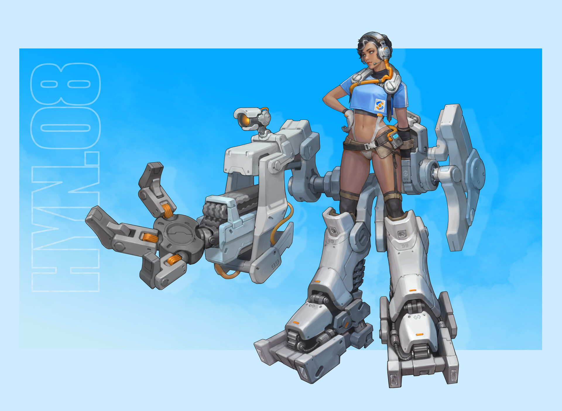 ArtStation - Mecha girl