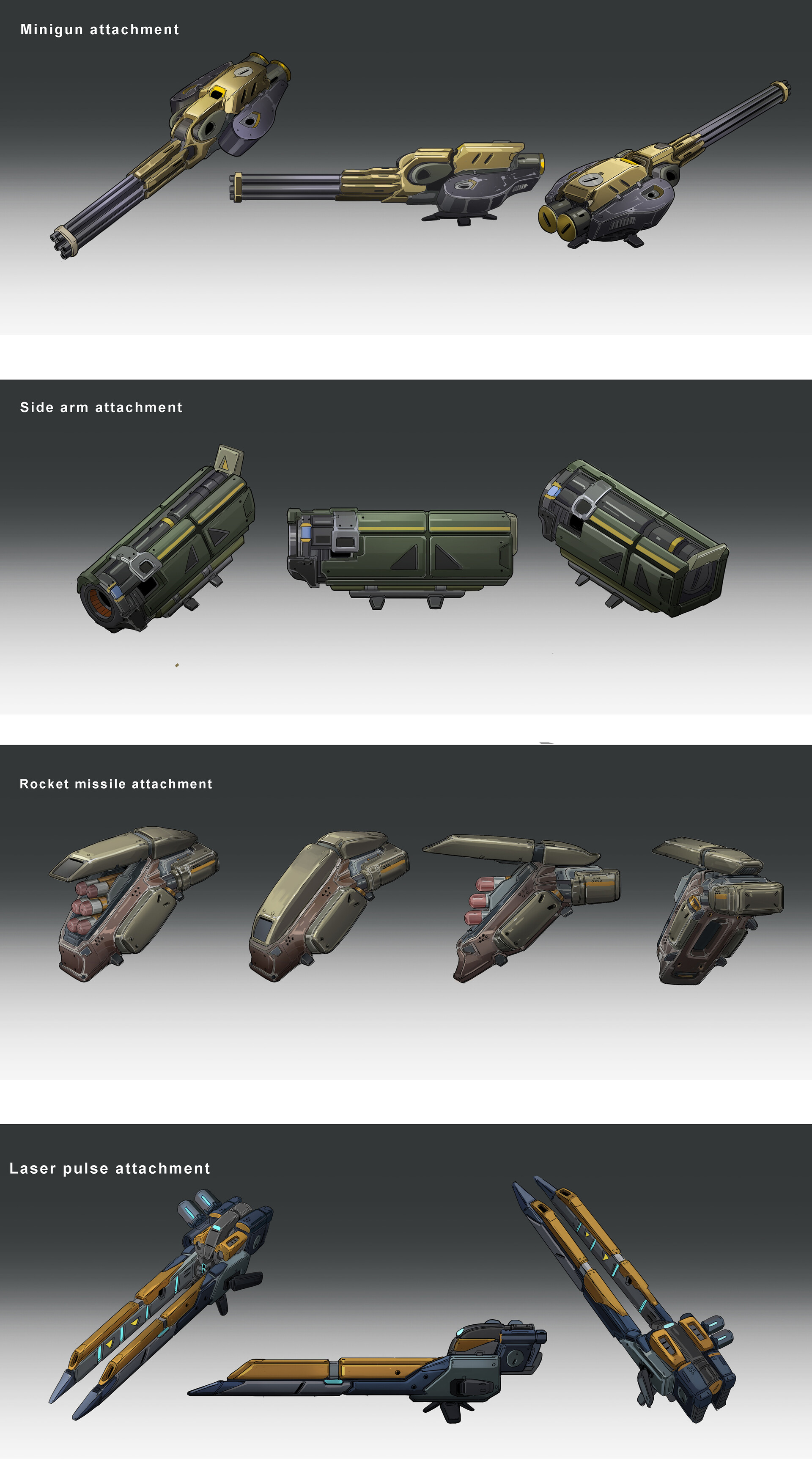 KEOS MASONS - Weapons / Accessories Concepts - Contenders: Arena