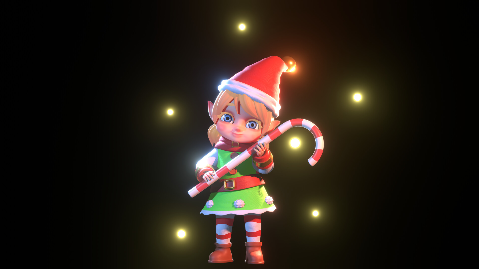 ArtStation - Christmas Elf
