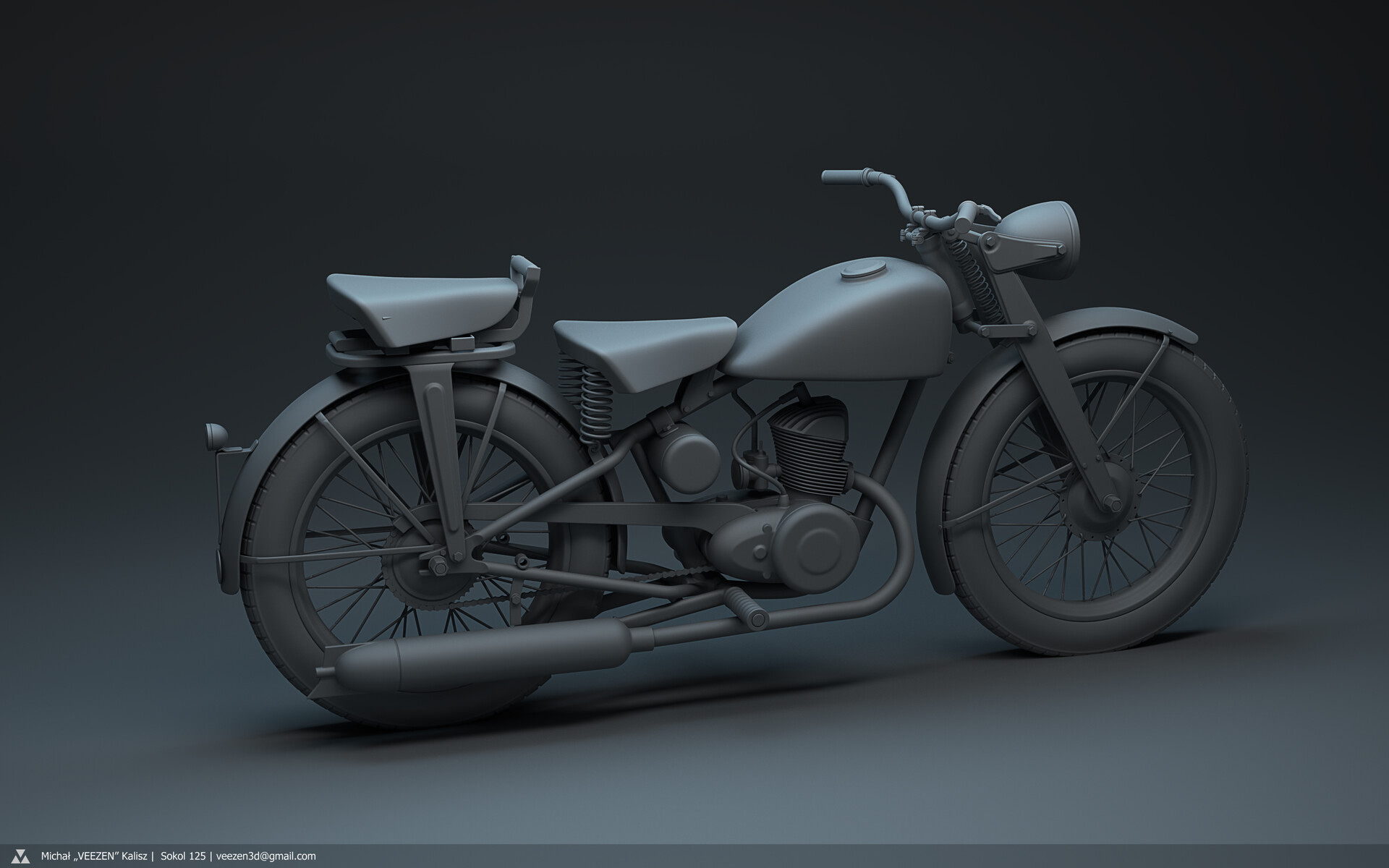 Michal Kalisz - Motorcycle Sokol 125