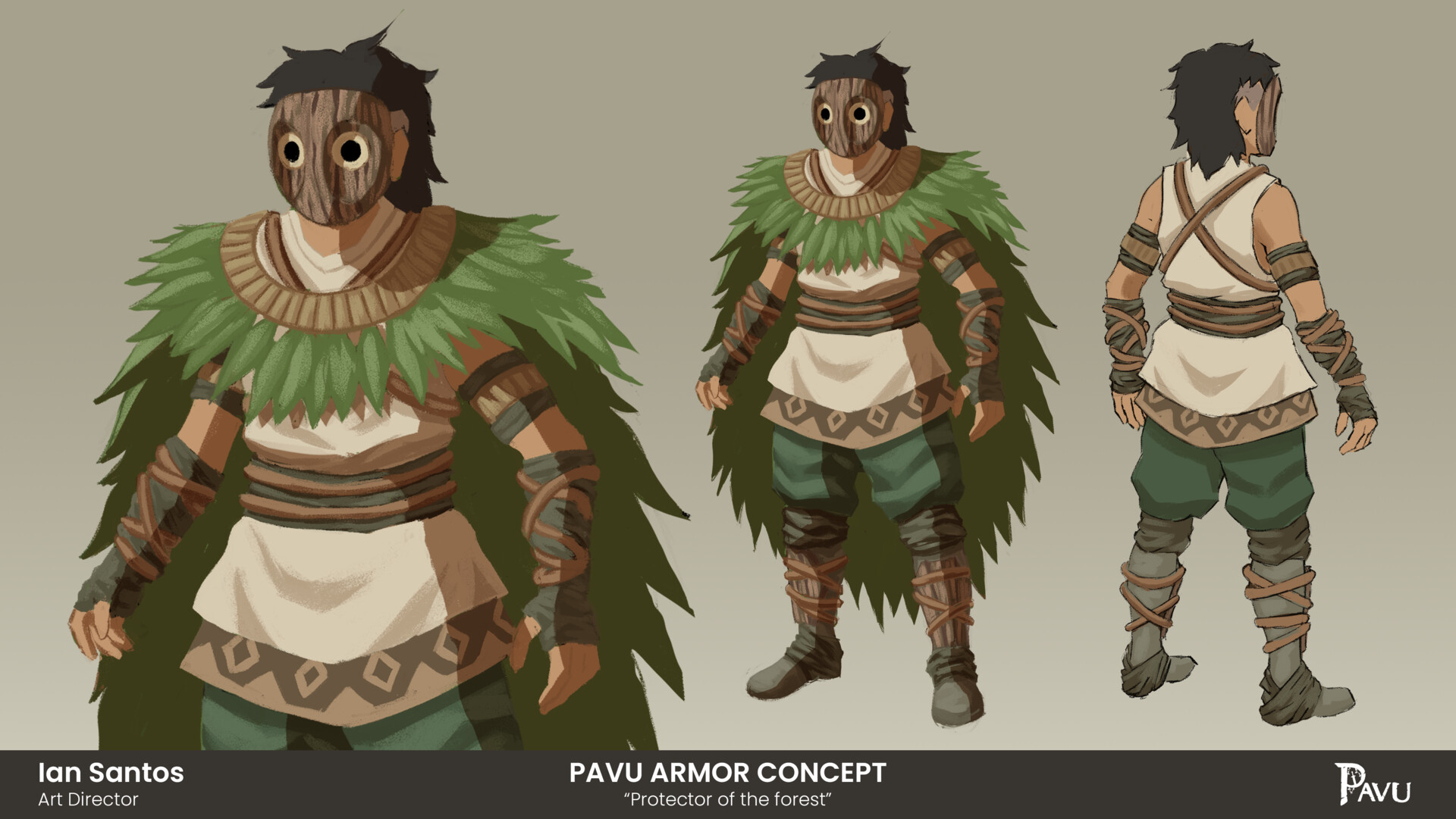 ArtStation - Protector of the Forest Armor concept