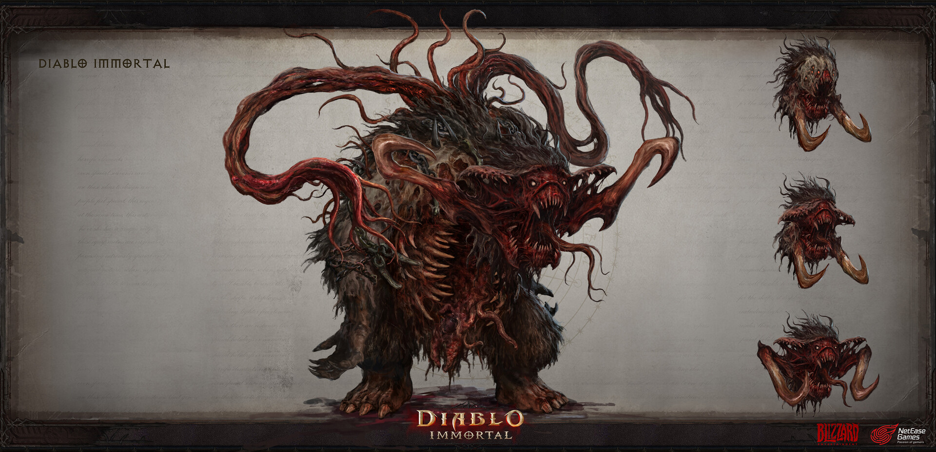 Russell Dongjun Lu - Diablo Immortal_ Corrupt Troll Demon Concept Design