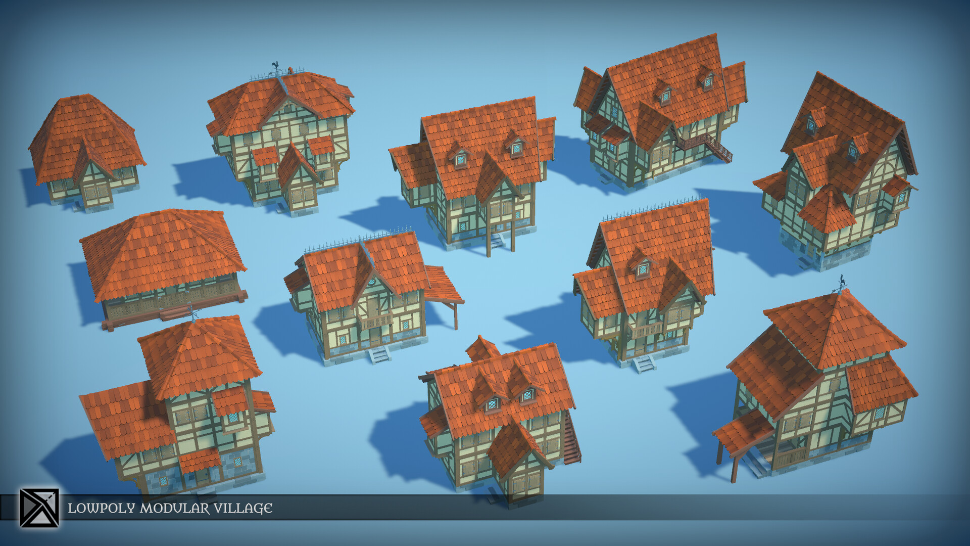 Polytope Studio - Lowpoly Environment - Modular Buildings - Medieval ...