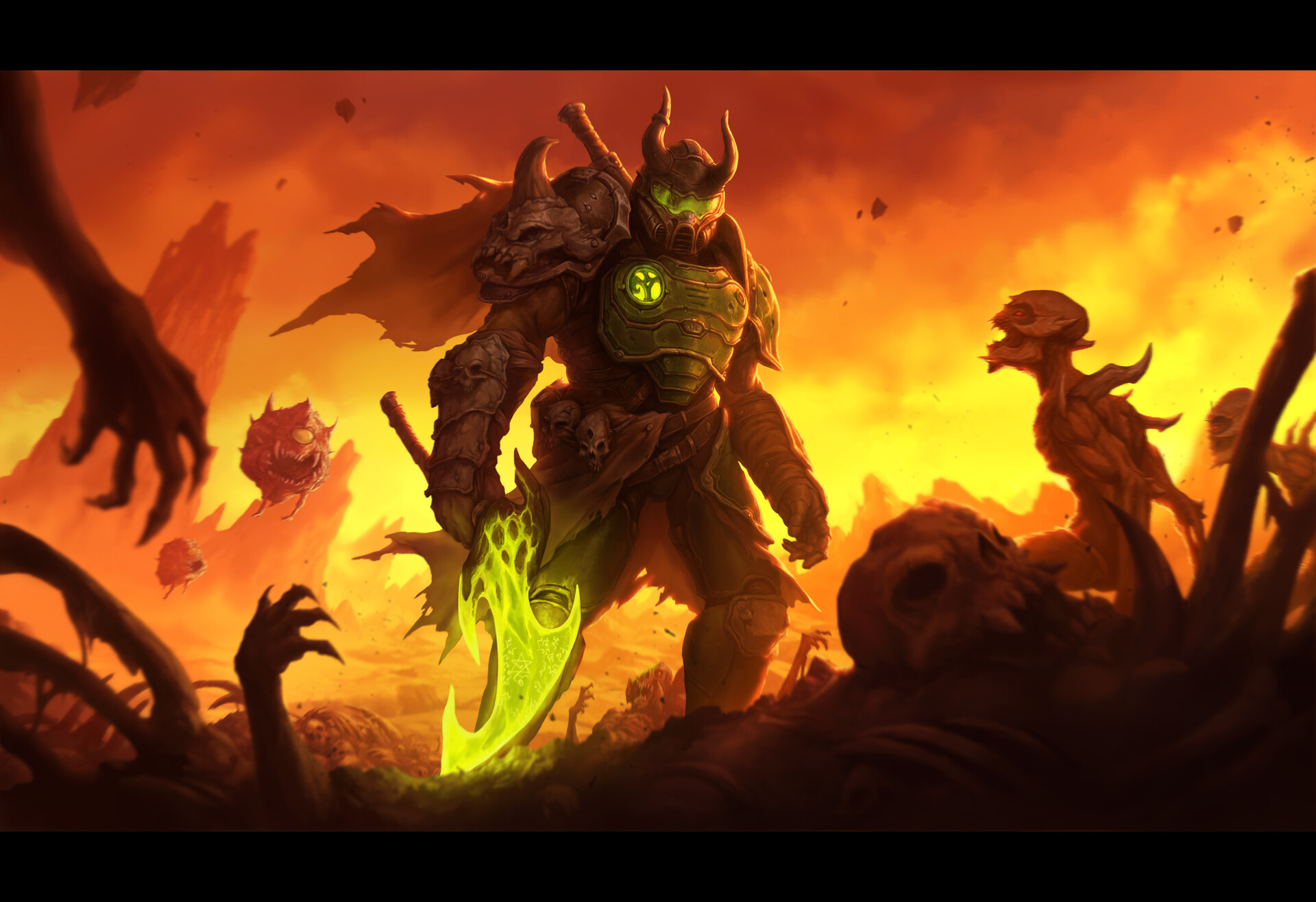 ArtStation - Doom fan art