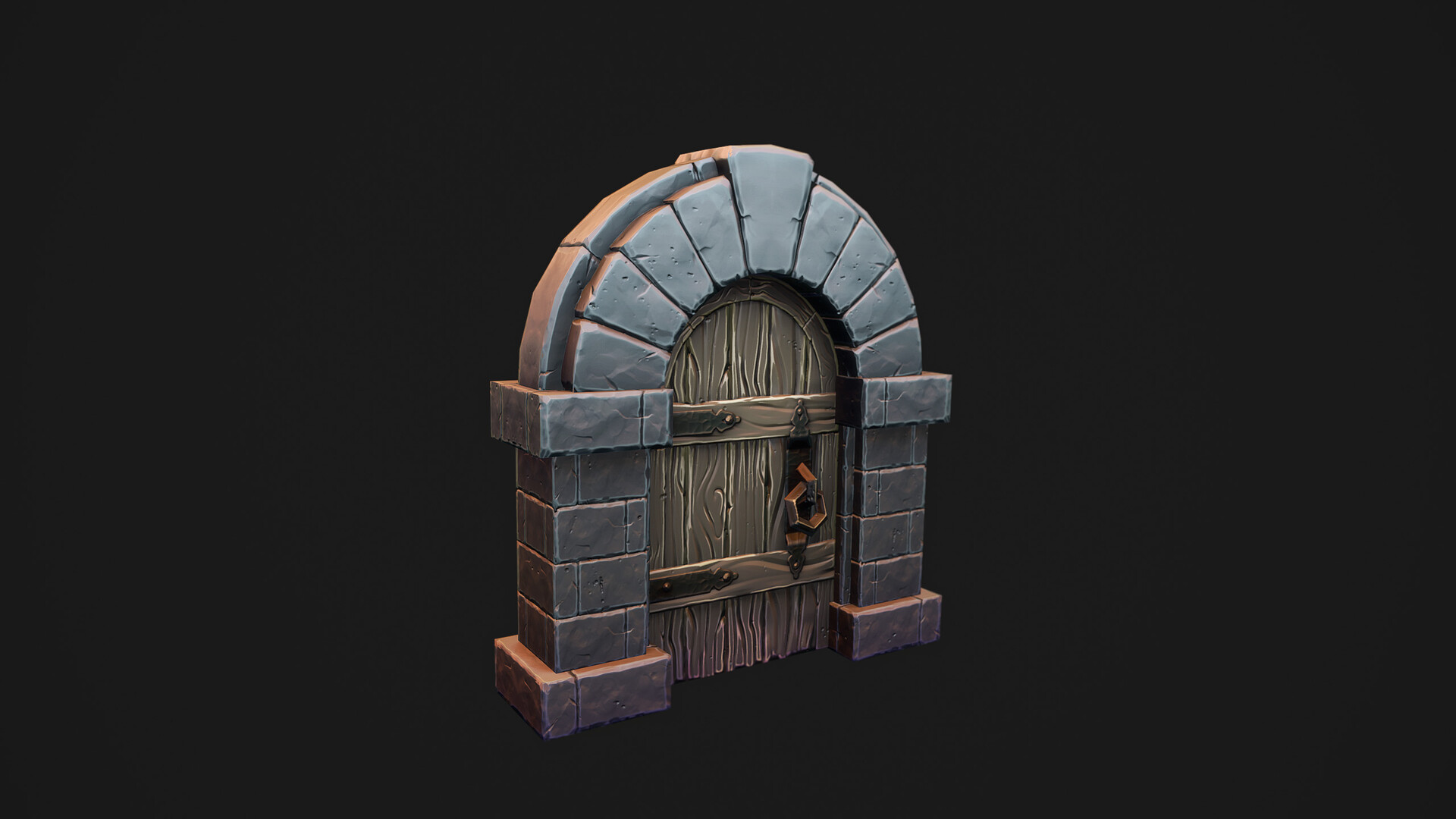 ArtStation - Stylized door
