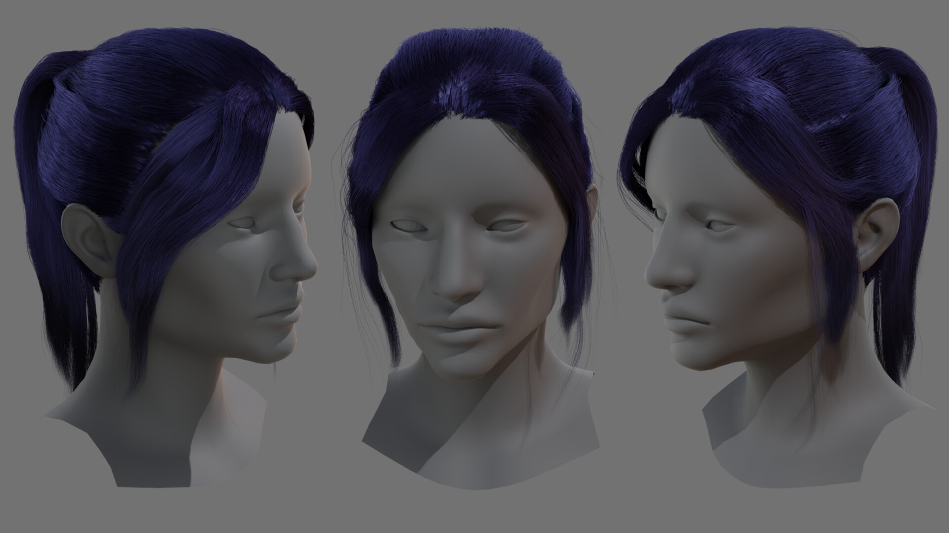 ArtStation - Caitlyn Kiramman hairstyle