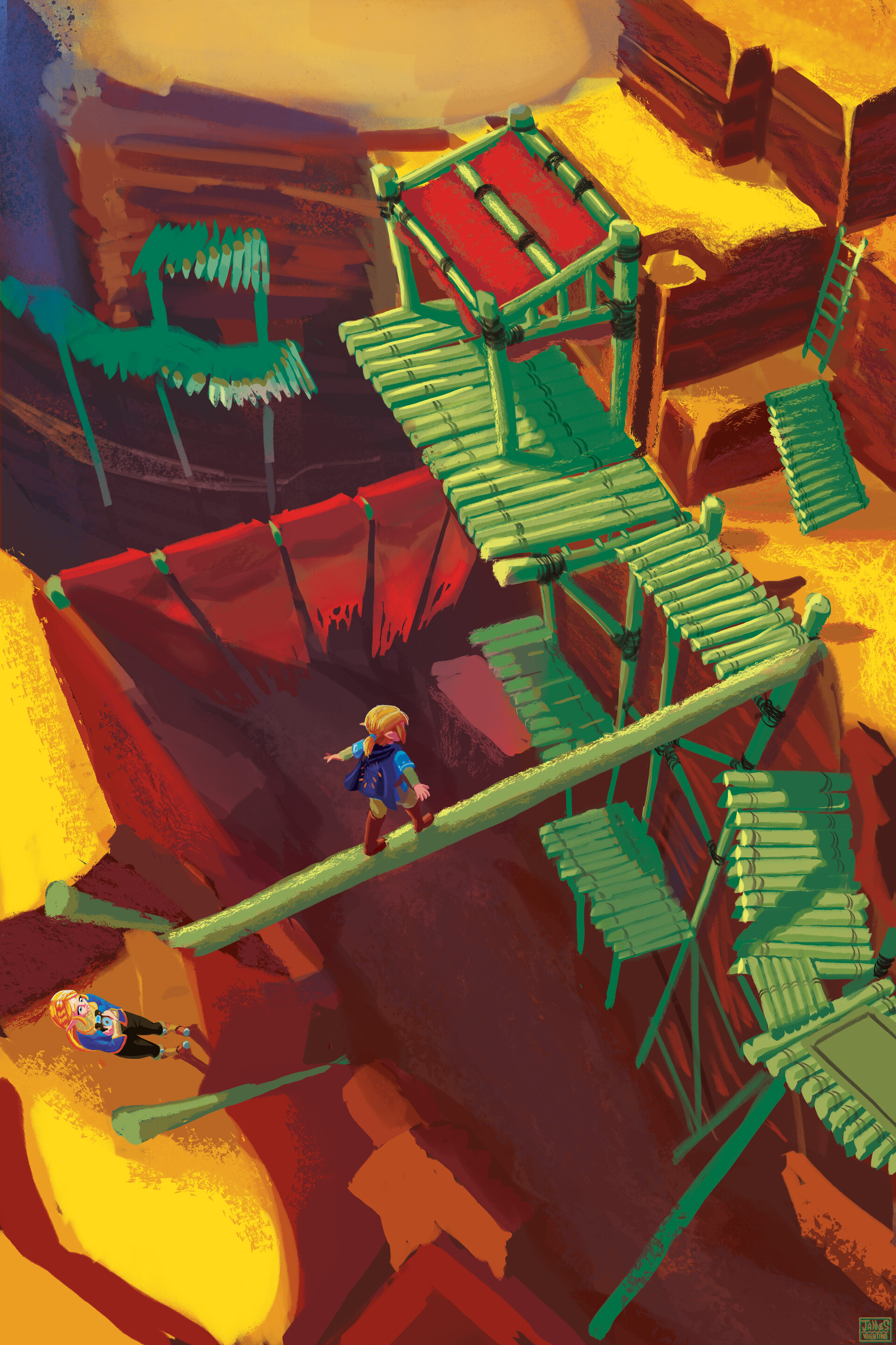 ArtStation - Legend of Zelda: Breath of the Wild Illustration (Part 1)