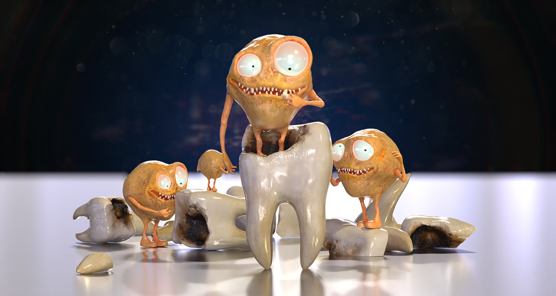 ArtStation - Cartoon character - Caries