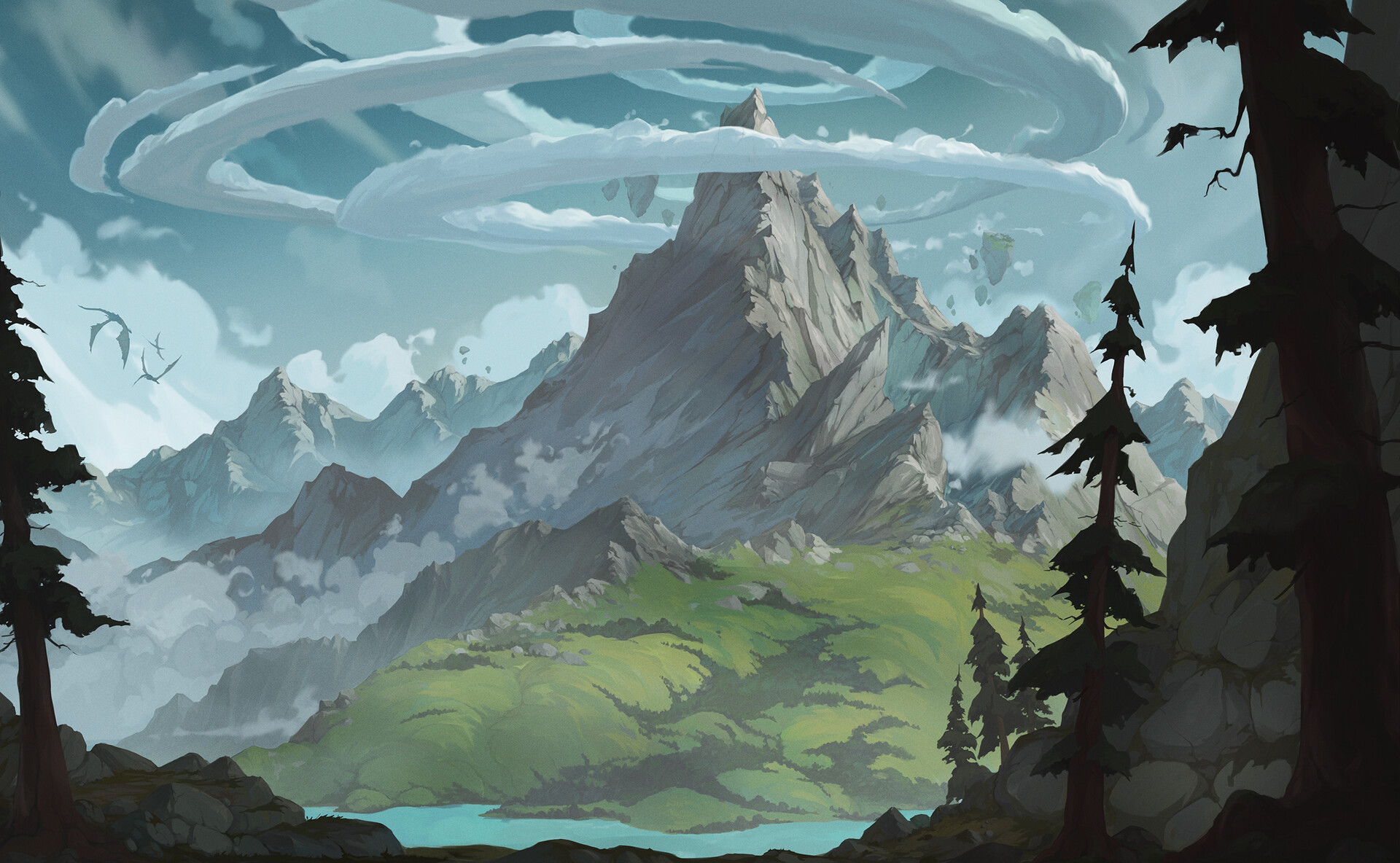 ArtStation - Dragon Peak