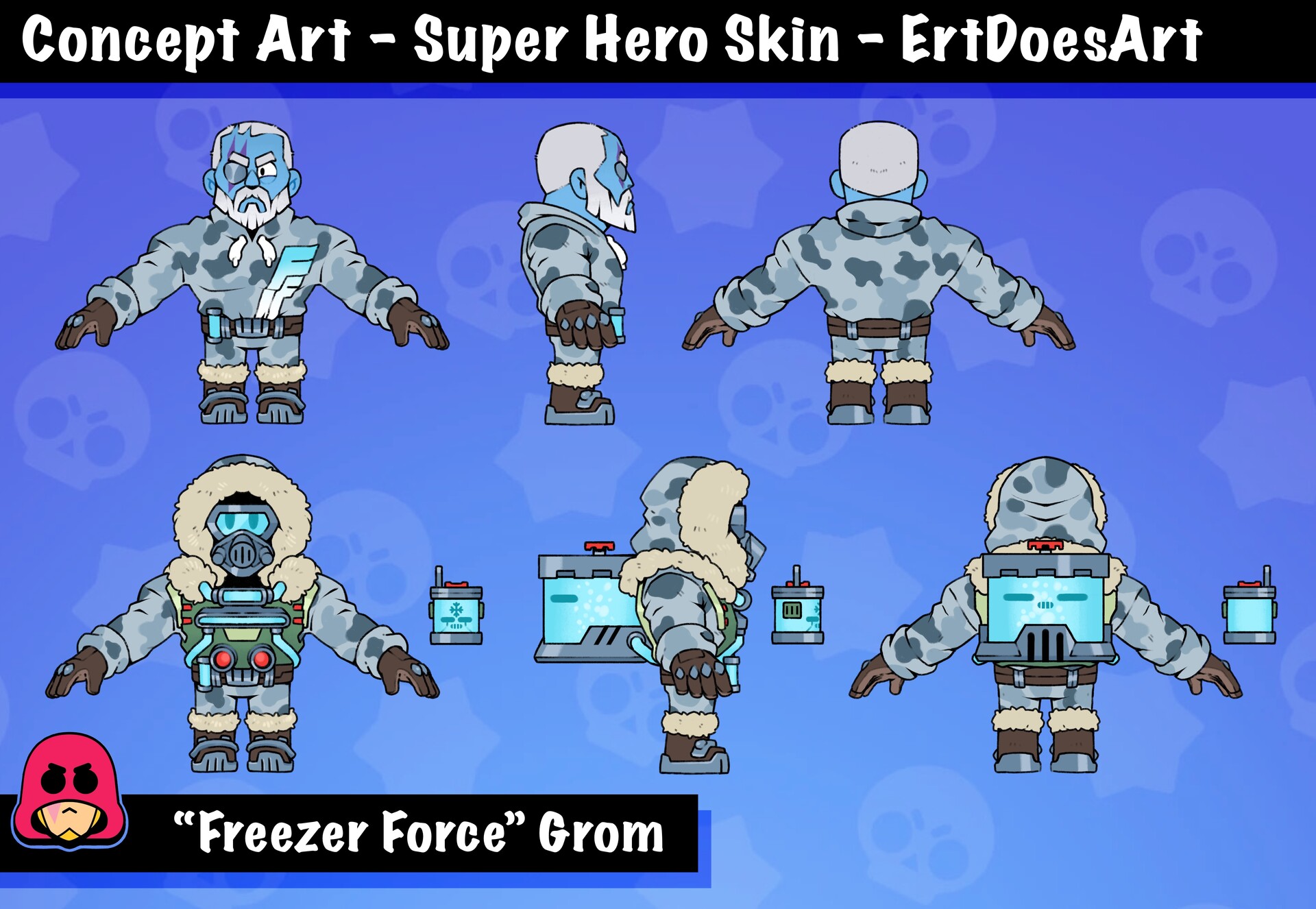 ArtStation - Brawl Stars Skin Concepts