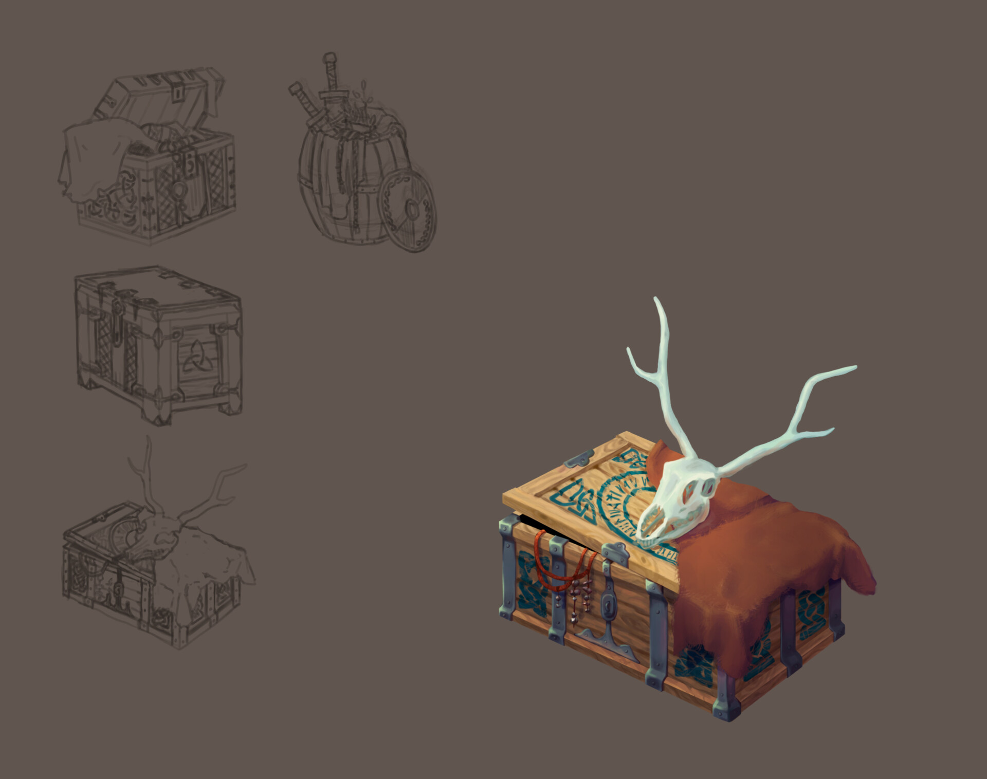 ArtStation - Vikings chest