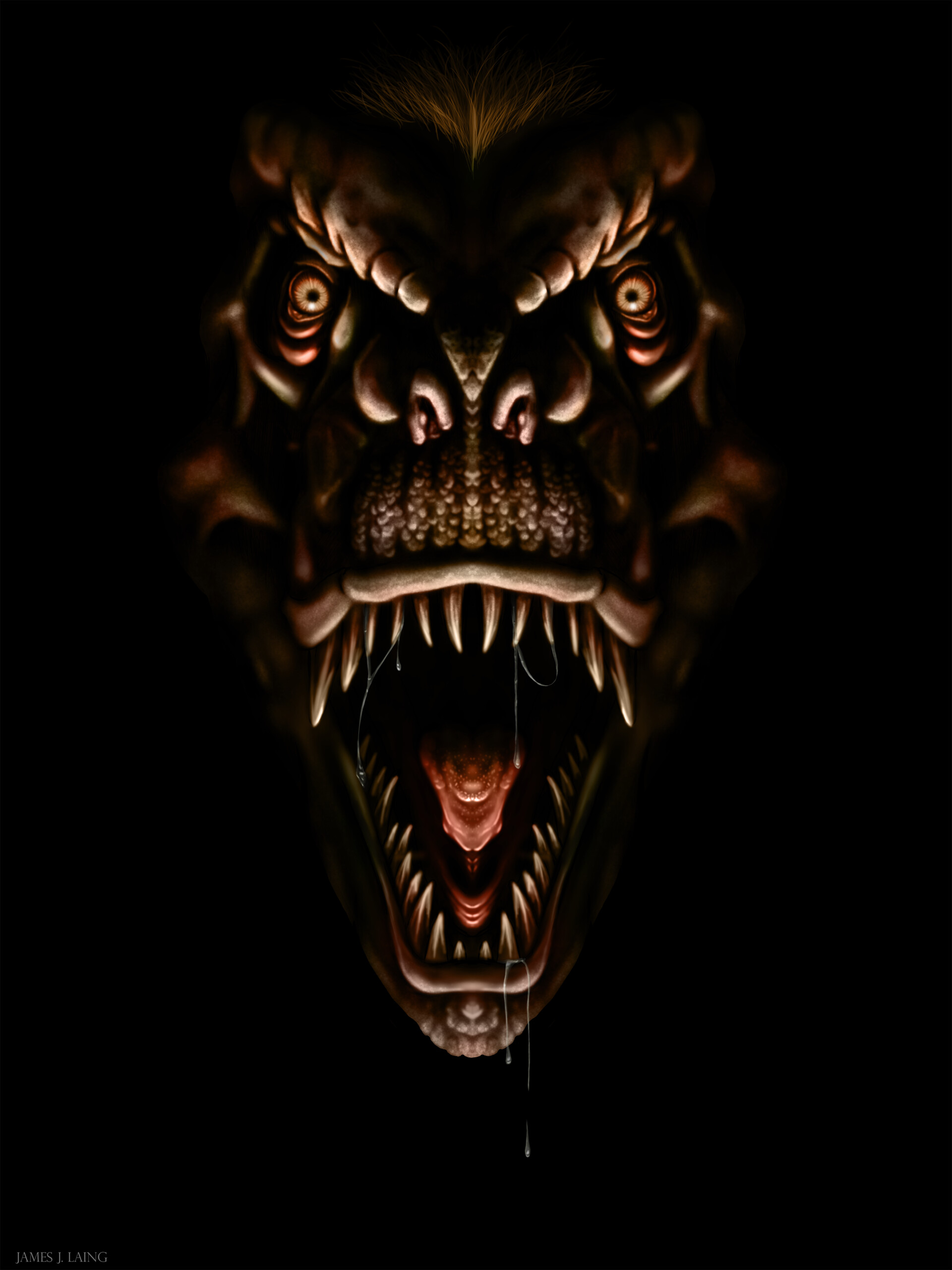 ArtStation - Tyrannosaurus Rex Stare