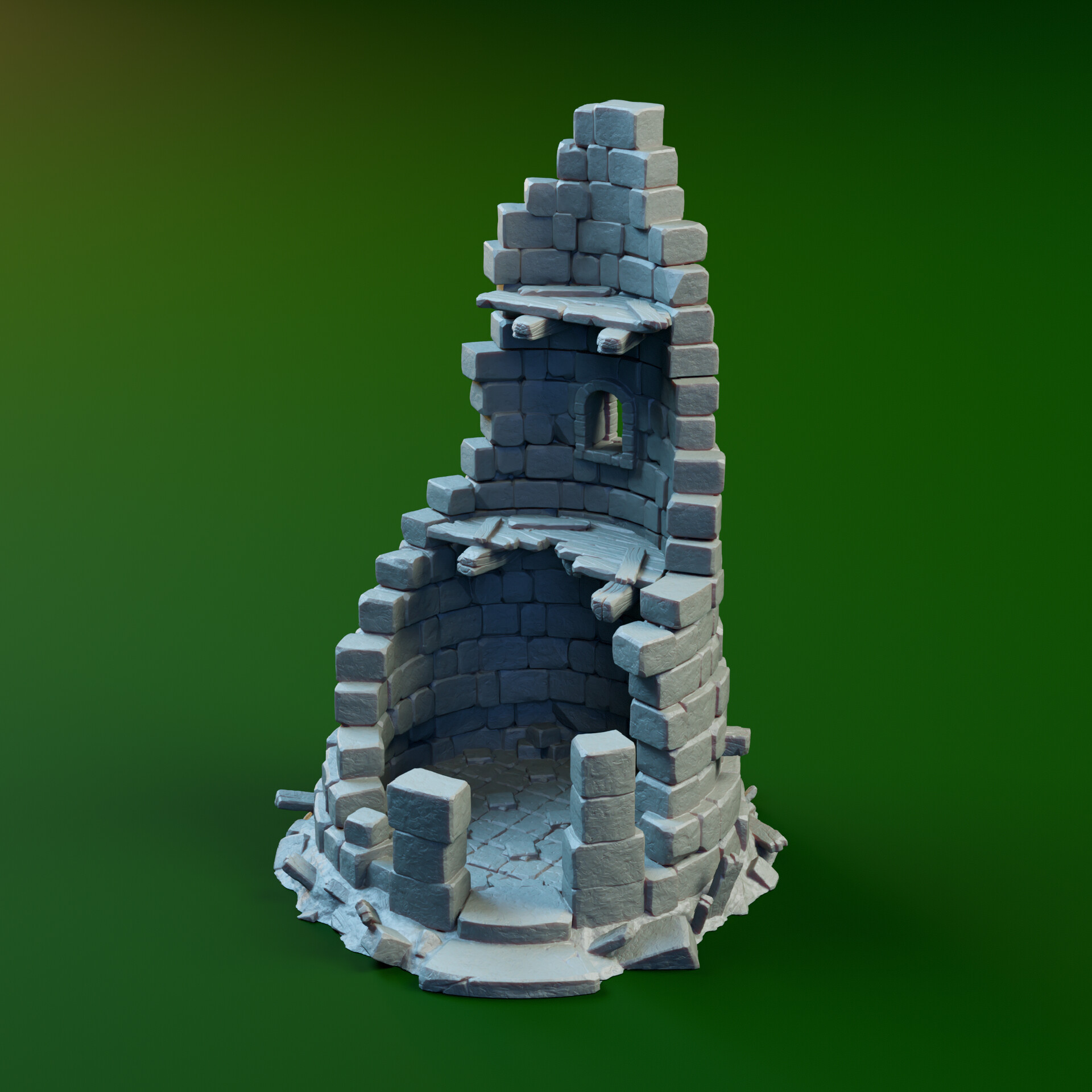 Jose Miguel Vallejo - Destroyed Tower – Goblin Crew Studios