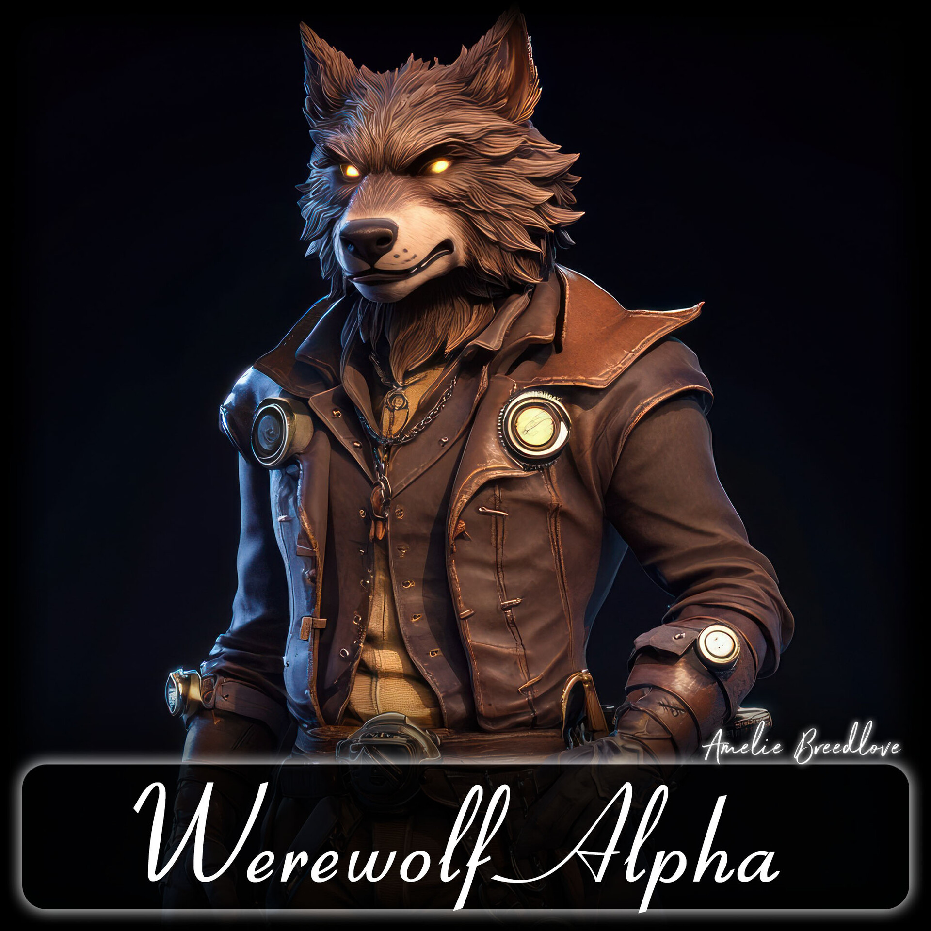 ArtStation - 220 Werewolf Alpha Reference Pack | 4K | v.14
