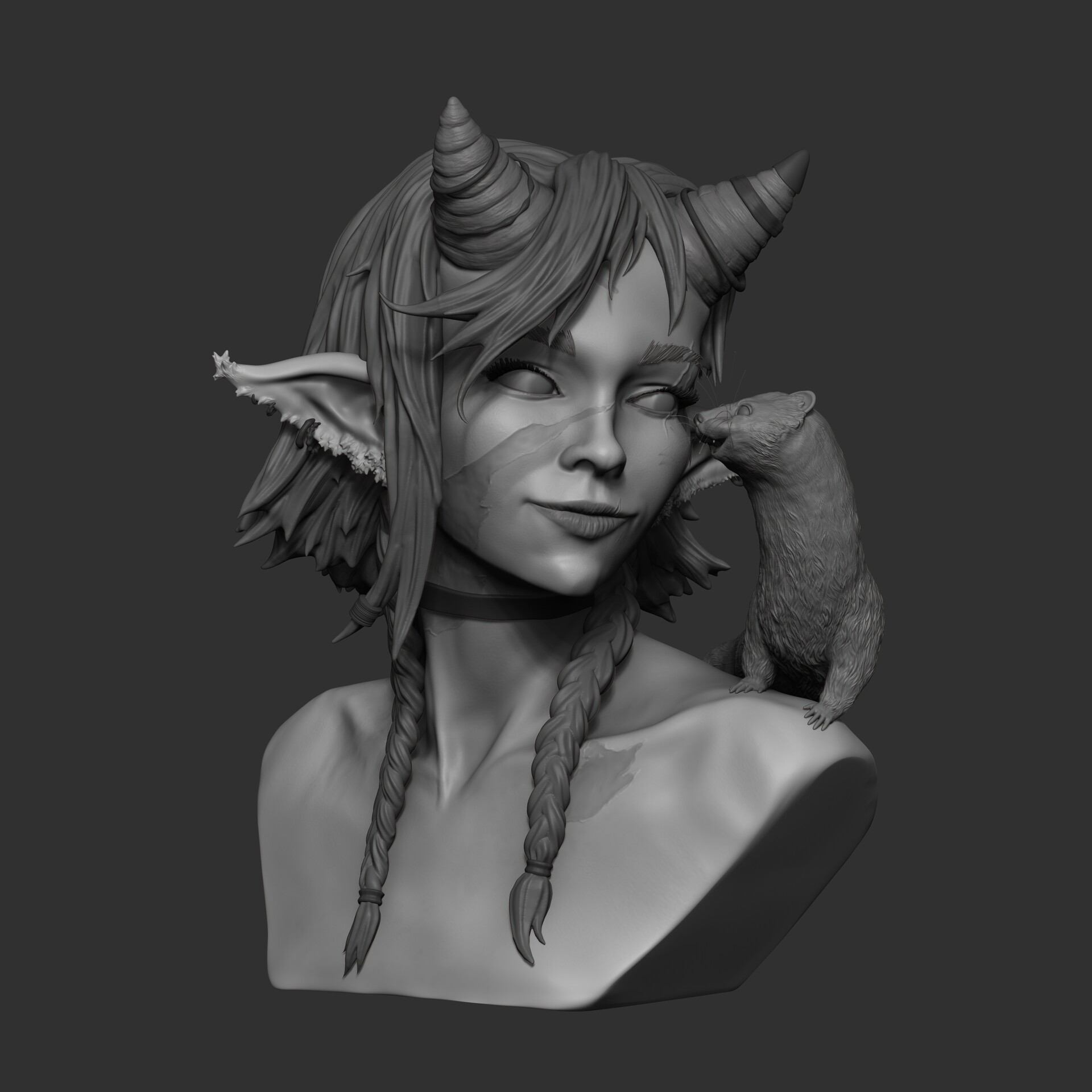 ArtStation - Female Tiefling