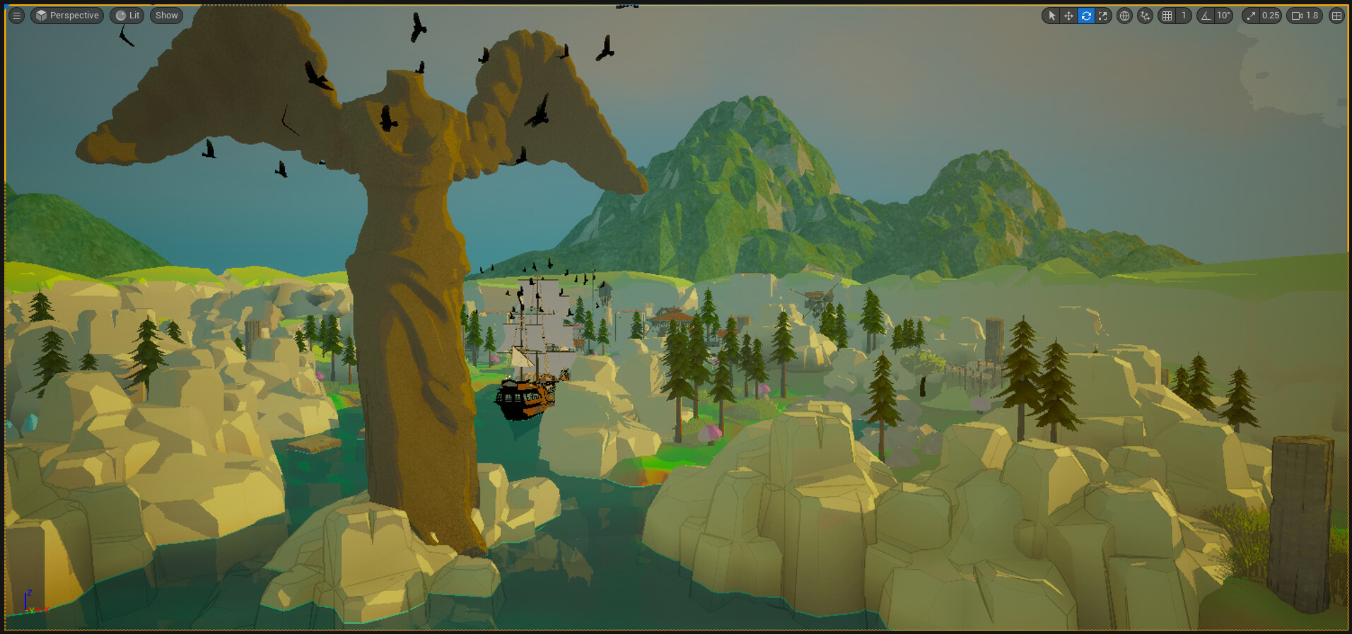 ArtStation - Adventurer’s Realms: Overworld & Underworld Level Design