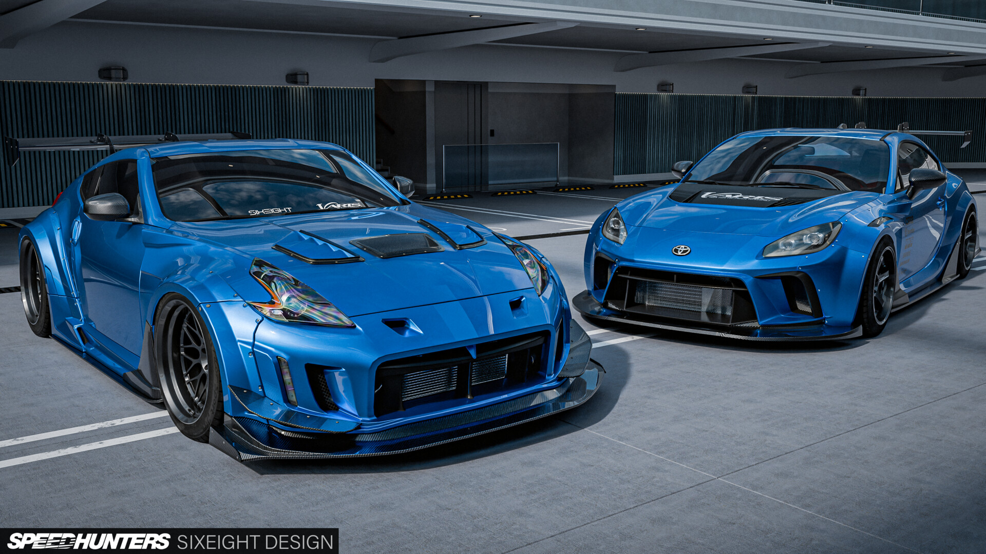 ArtStation - Toyota GR86 & Nissan 370Z Varis Widebody