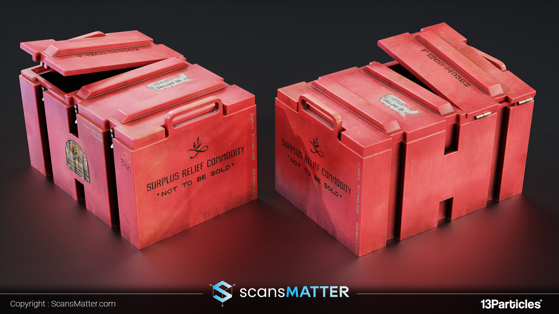 13 Particles Studio - Small Crate