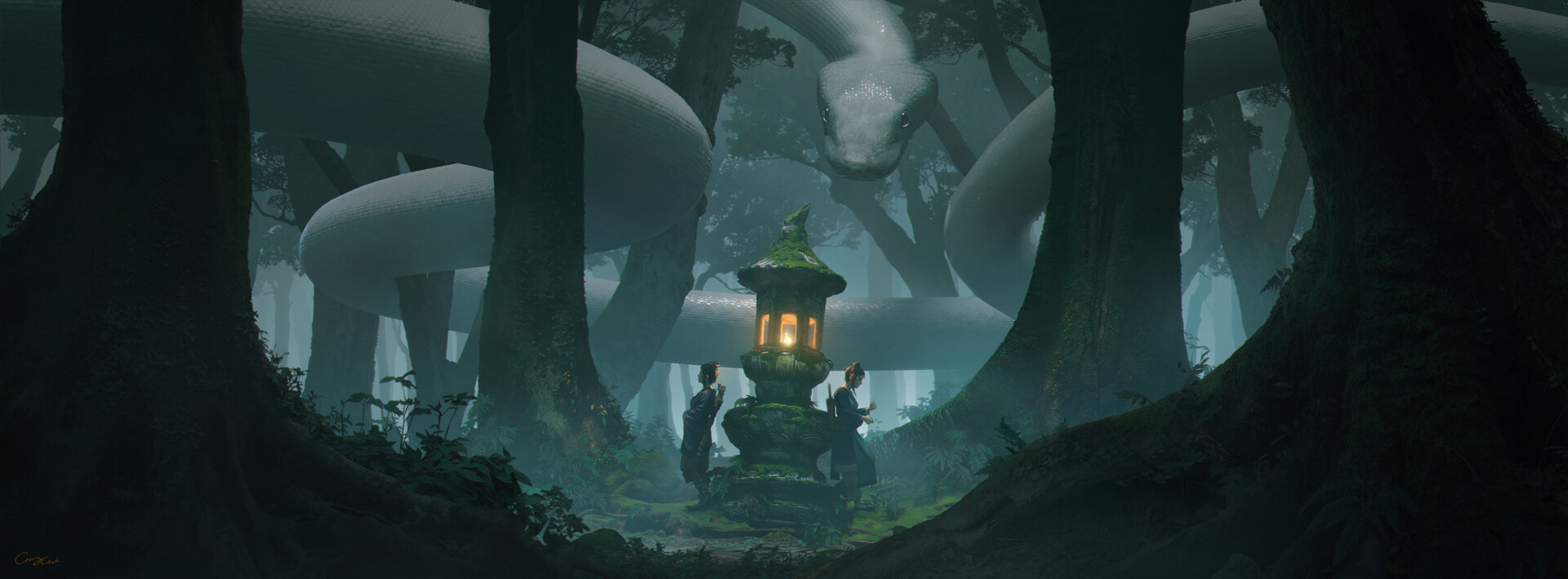 ArtStation - A day of Daoshi Prentices - Rest