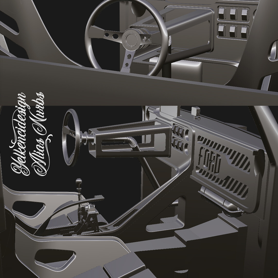 ArtStation - Autodesk Alias Autostudio progress of the hotrod interior ...