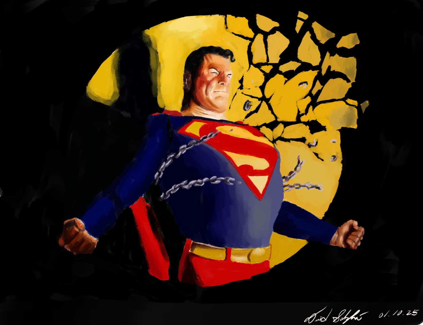 ArtStation - Superman - Alex Ross (Practice/Study)