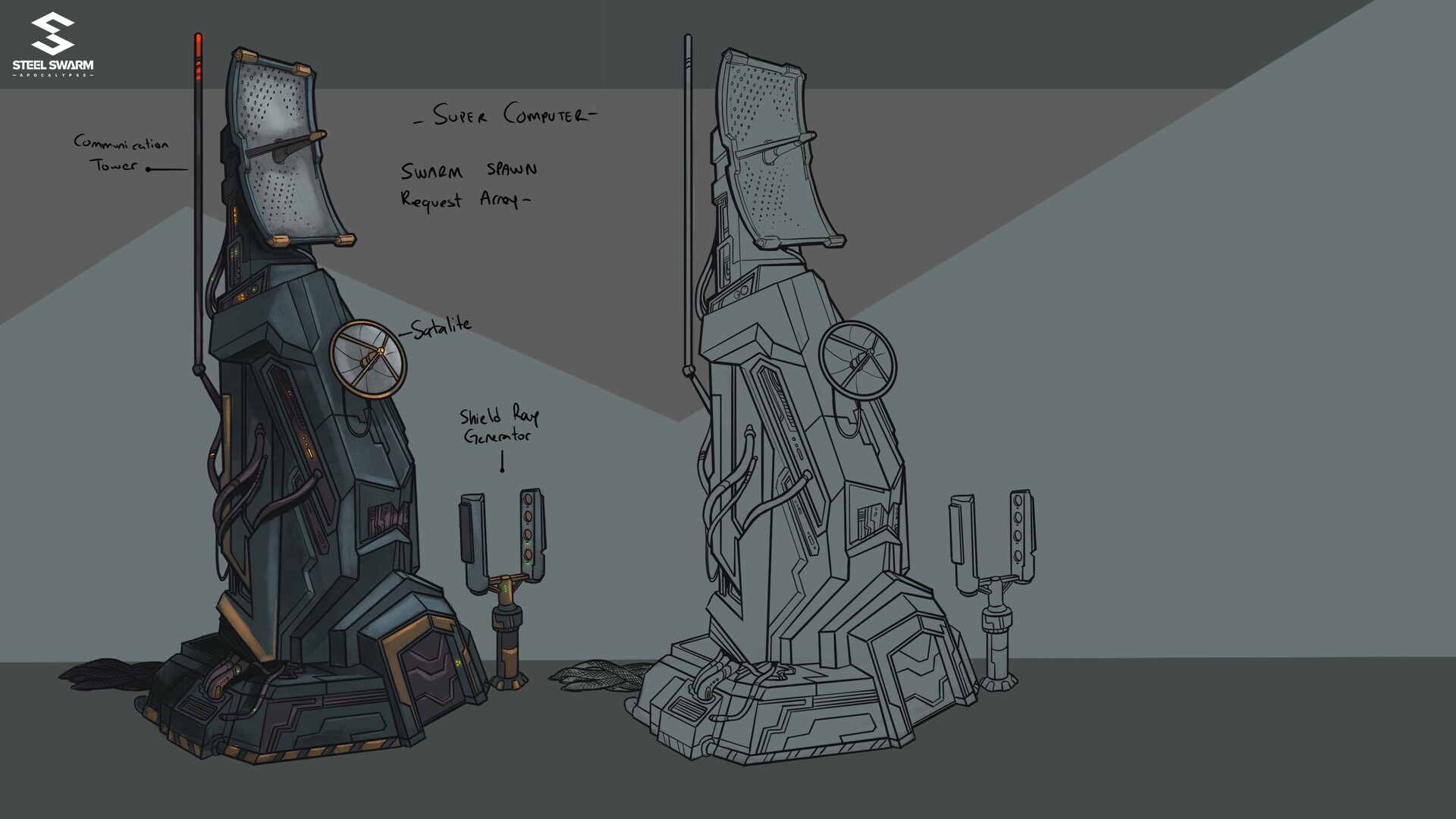 ArtStation - Steel Swarm Apocalypse City Props