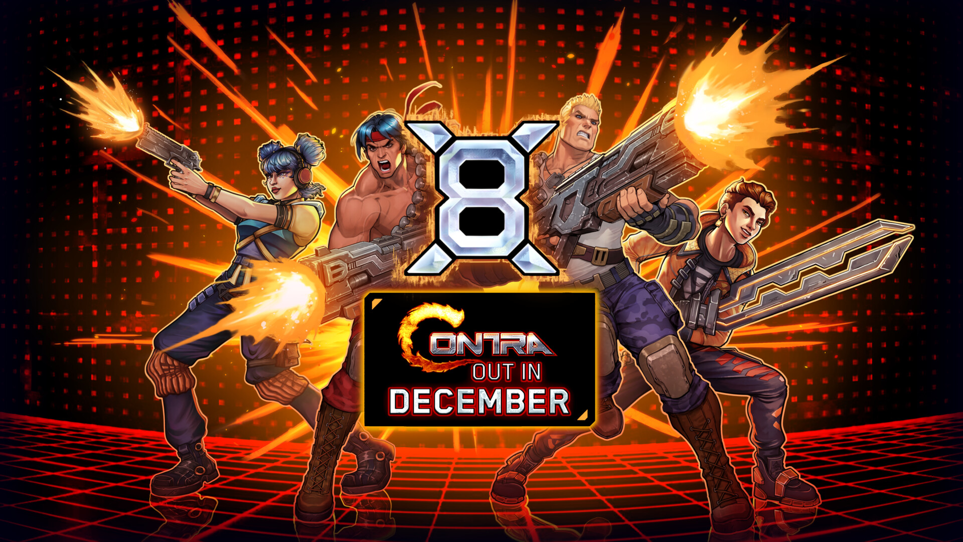 ArtStation - X8 Contra collaboration Release - Marketing Cover art