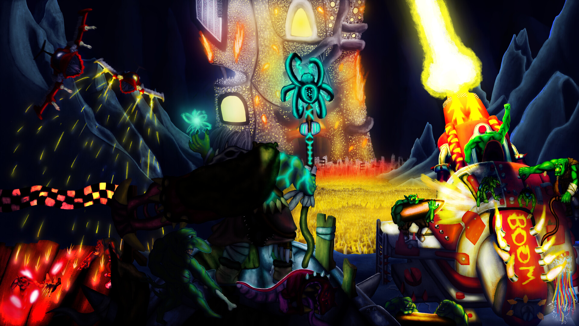 ArtStation - let"s bring da heat to da humies