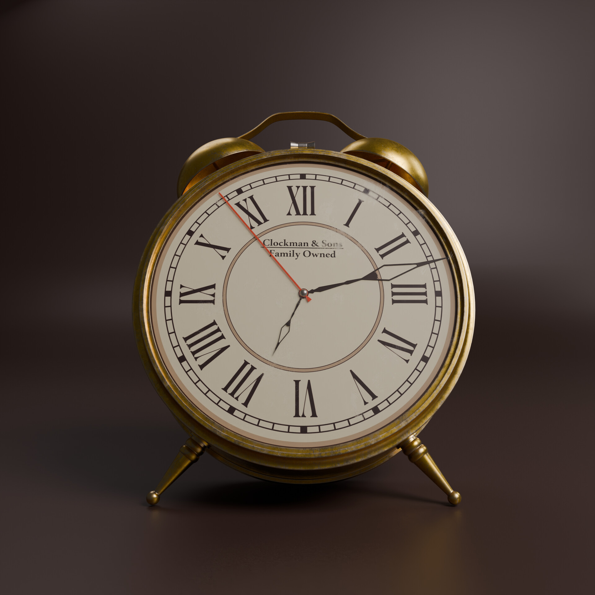 ArtStation - 3D Vintage Clock