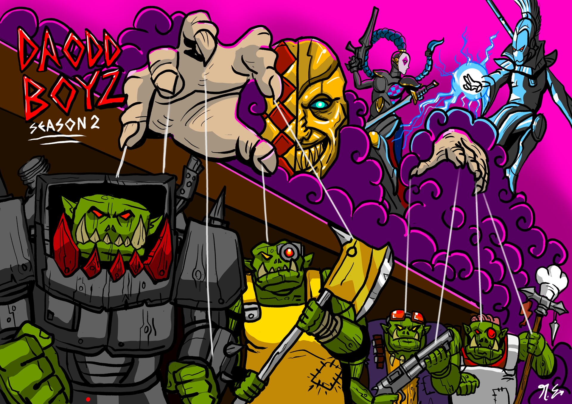 ArtStation - ODD BOYZ online RPG (commission)