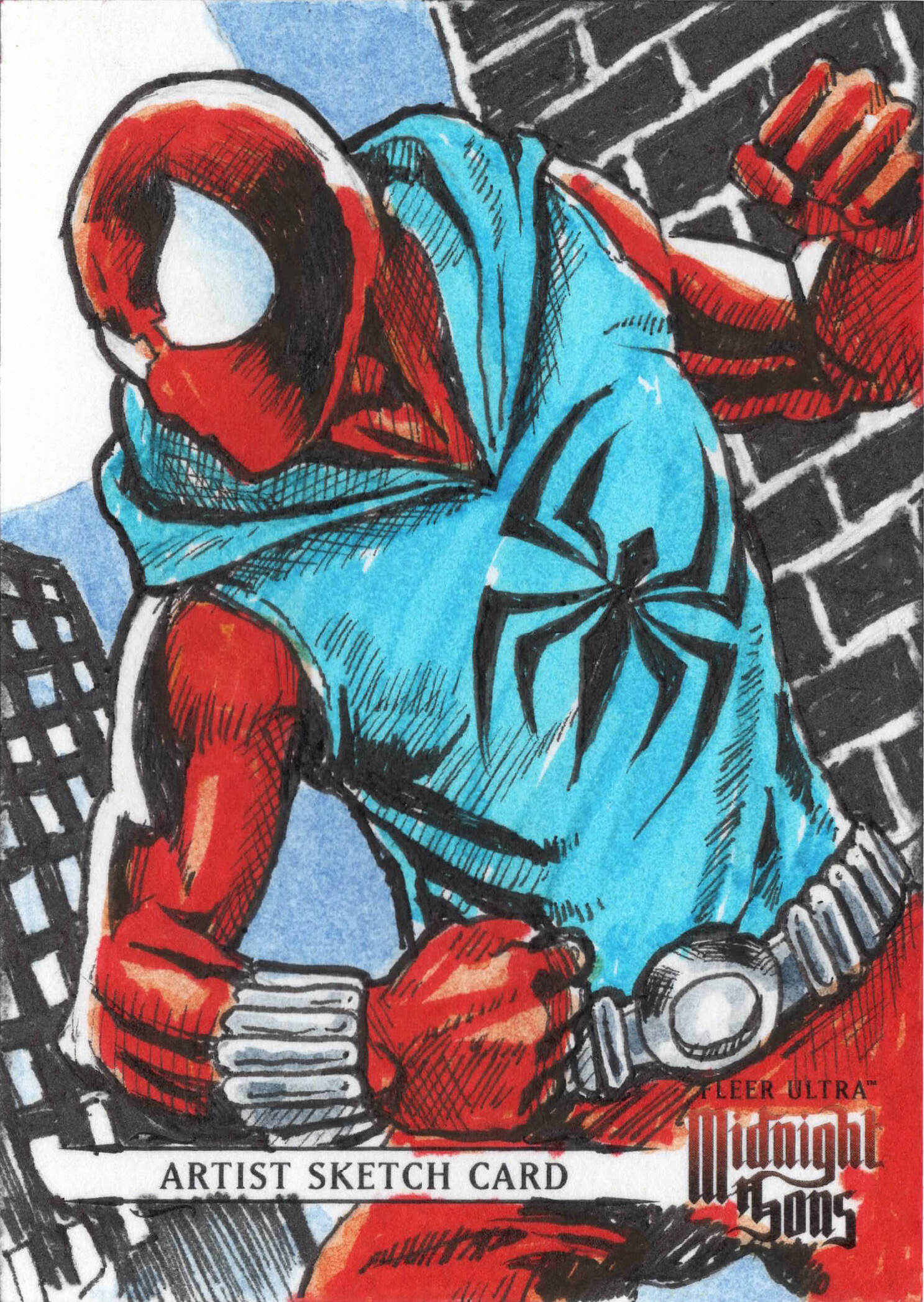 ArtStation - SCARLETT SPIDER - 3 Artist Sketch Cards