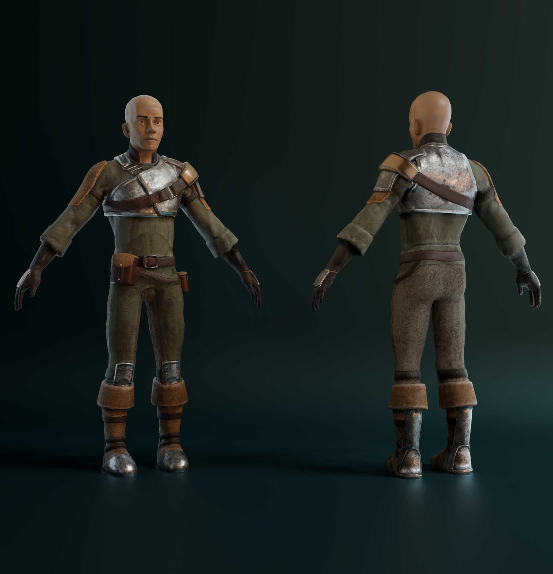 Sayan - Warrior Character (Game Ready)