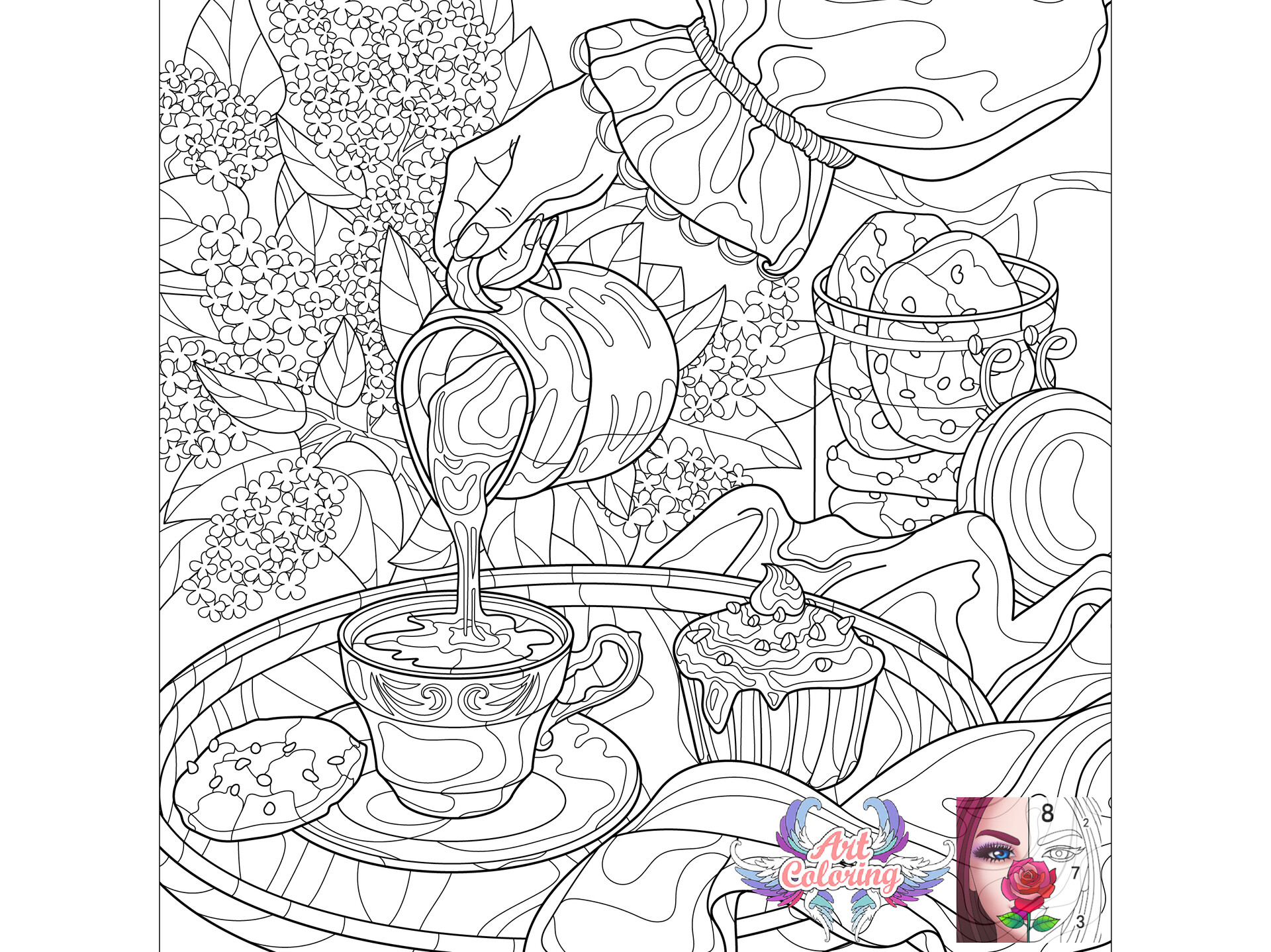 mobile coloring pages