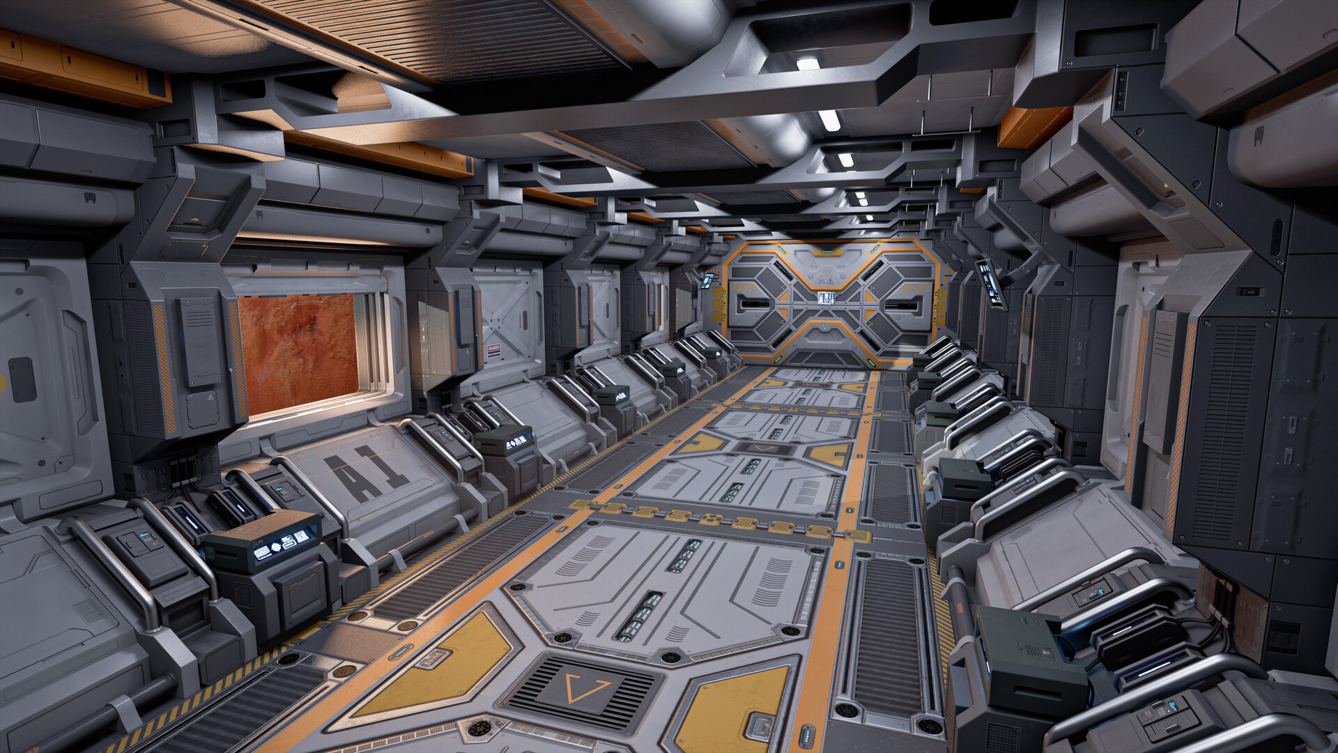 ArtStation - Scifi Corridor