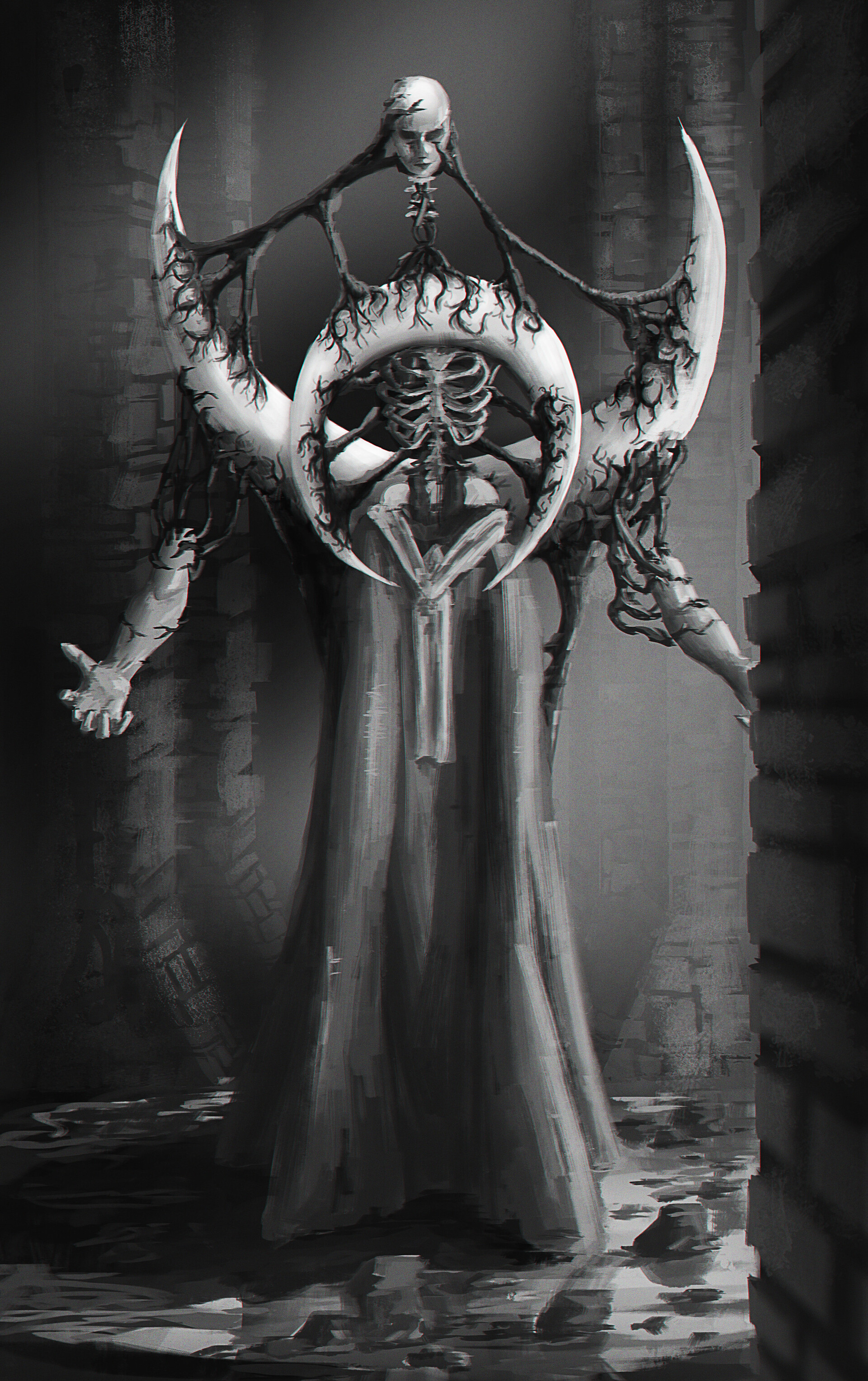 ArtStation - Crescent Moon Creature