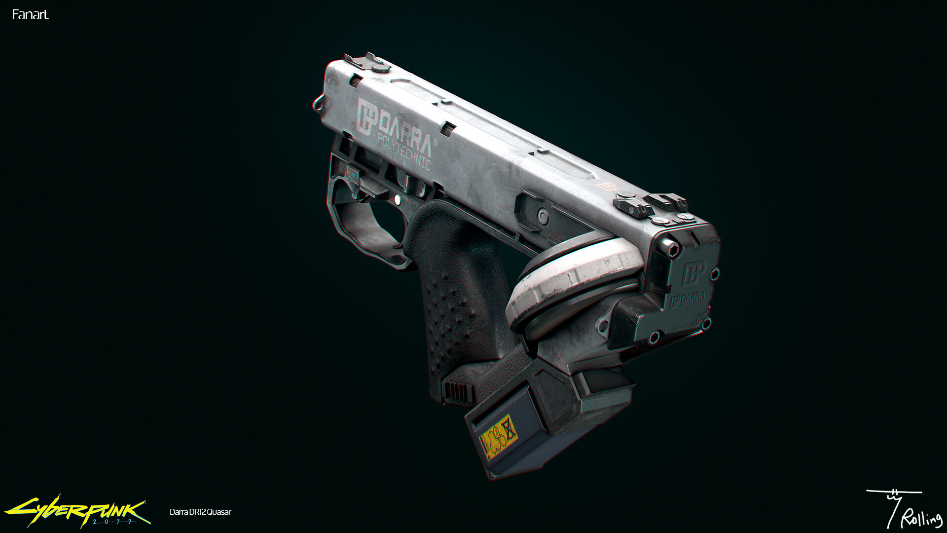 ArtStation - Cyberpunk 2077 - DR12 Quasar fanart