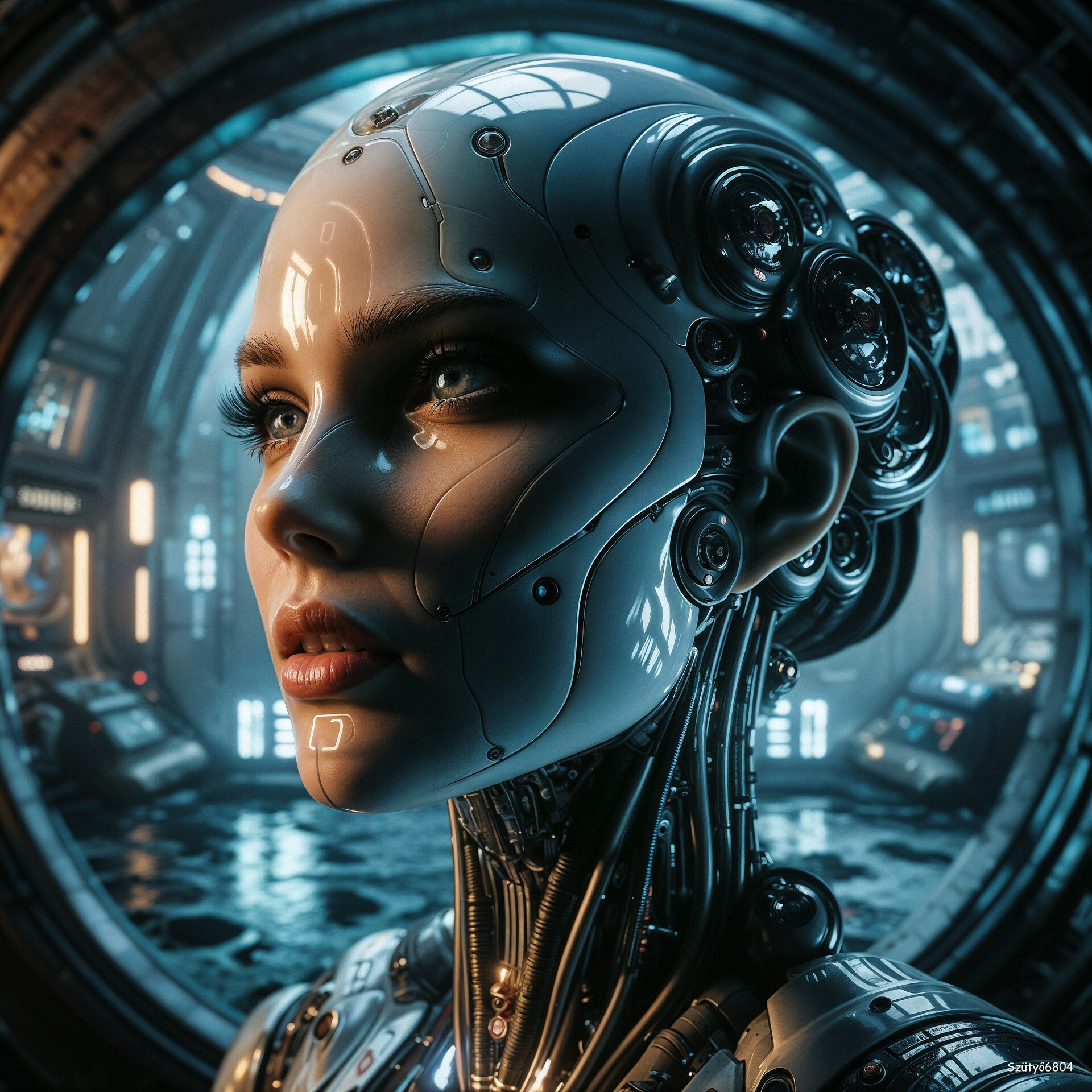 ArtStation - Robotic portrait