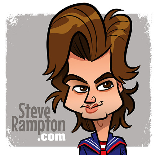 Caricatures by Steve - Joe Keery Caricature