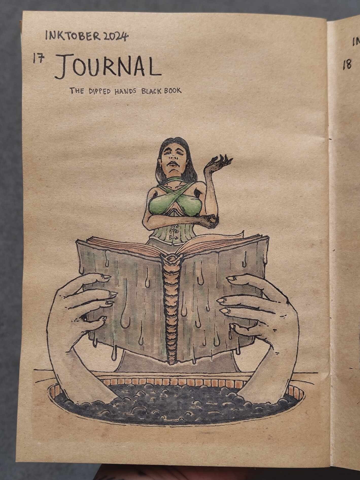ArtStation - INKTOBER2024: JOURNAL
