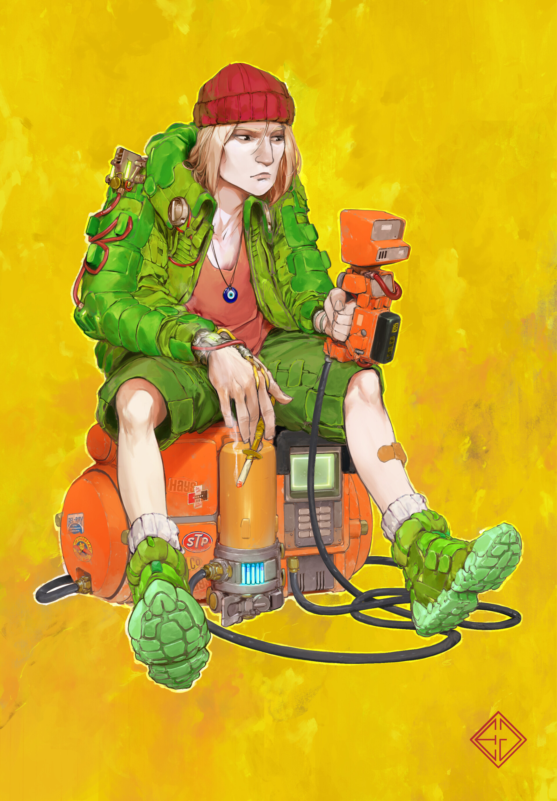 ArtStation - Cyberpunk guy