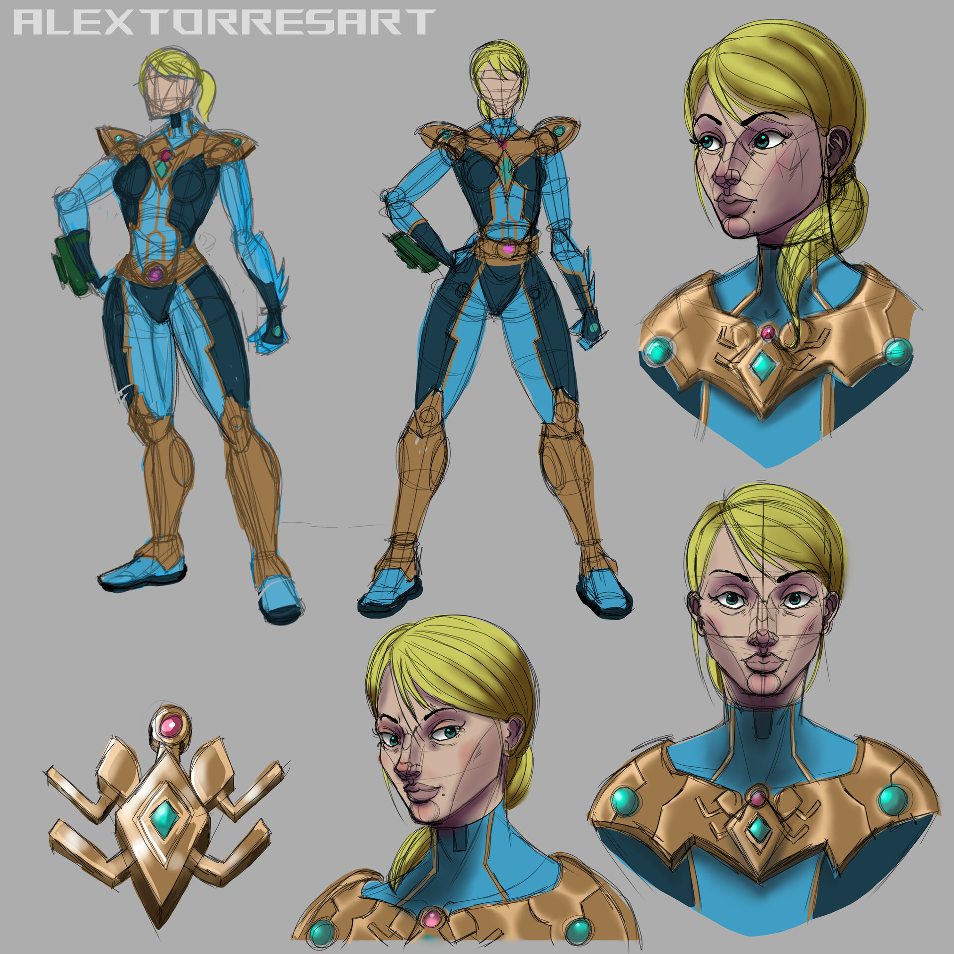 ArtStation - Zero suit Samus Redesign - Concept
