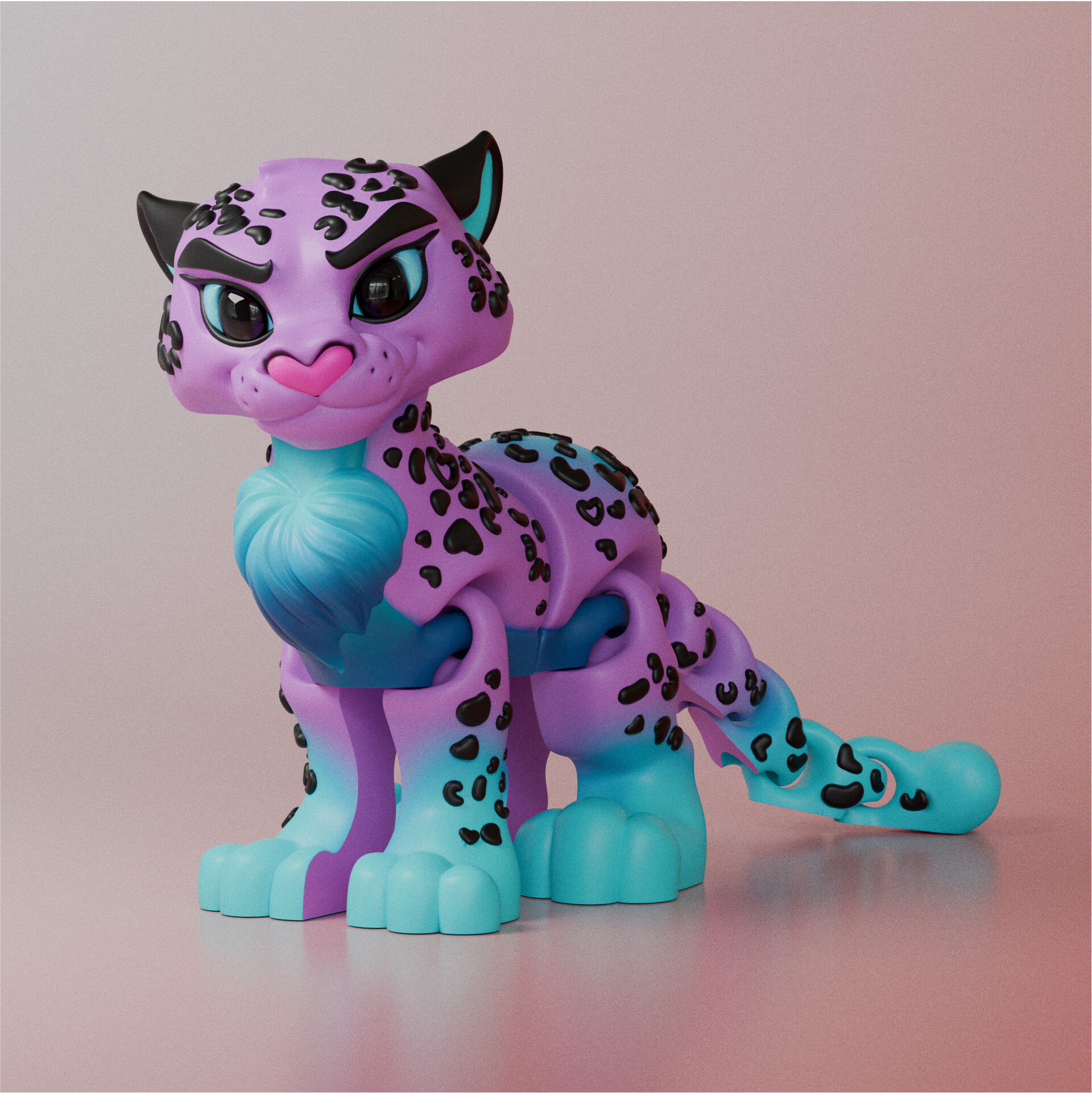 ArtStation - Leopard - Articulated