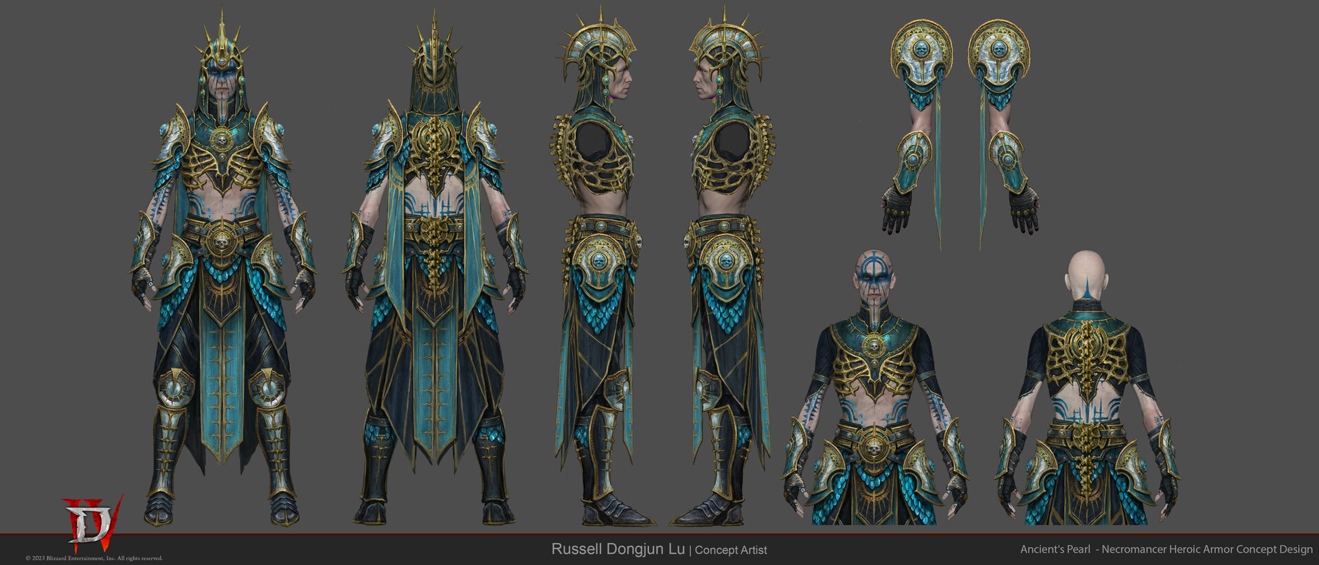 Russell Dongjun Lu - Ancient Pearl - Necromancer Heroic Armor Set