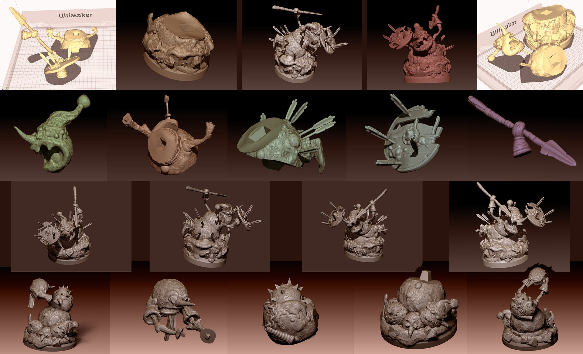 ArtStation - Abominable Medieval Snowmen