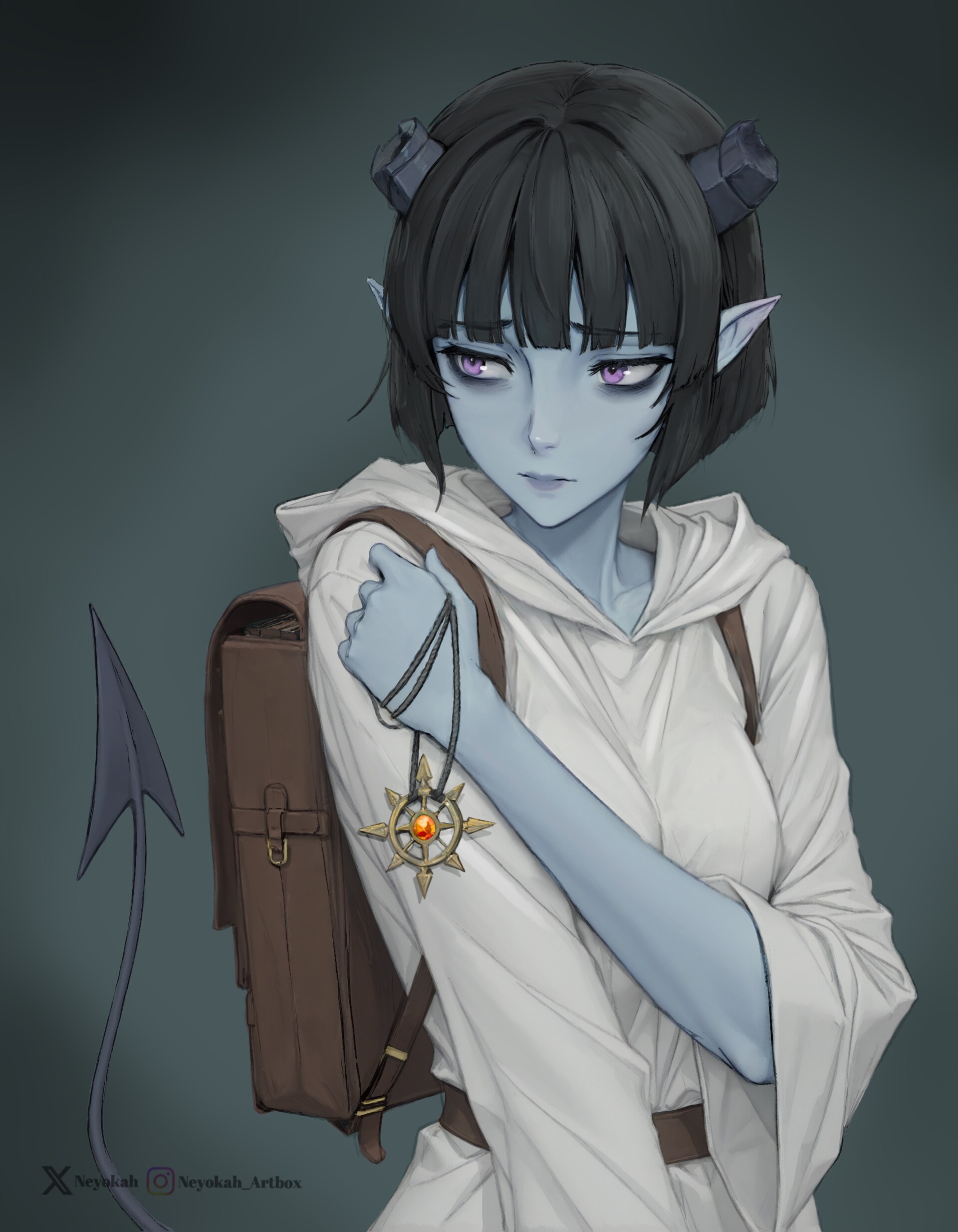 ArtStation - Nyxie the Meek Cleric