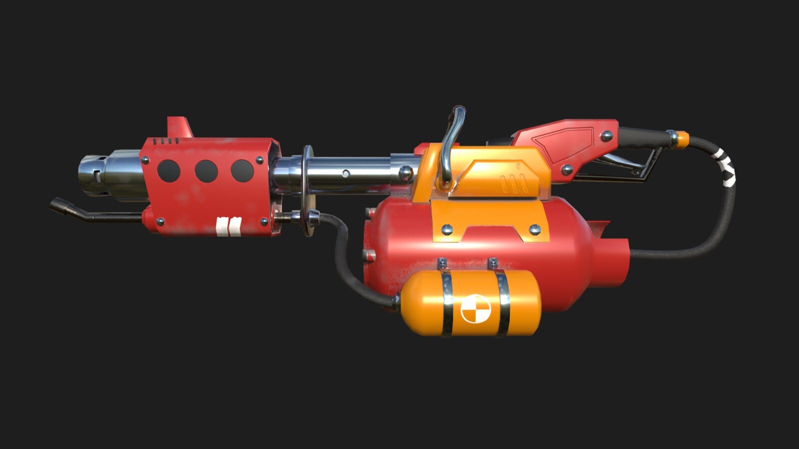 Katari vijaykumar - Flamethrower 3d model