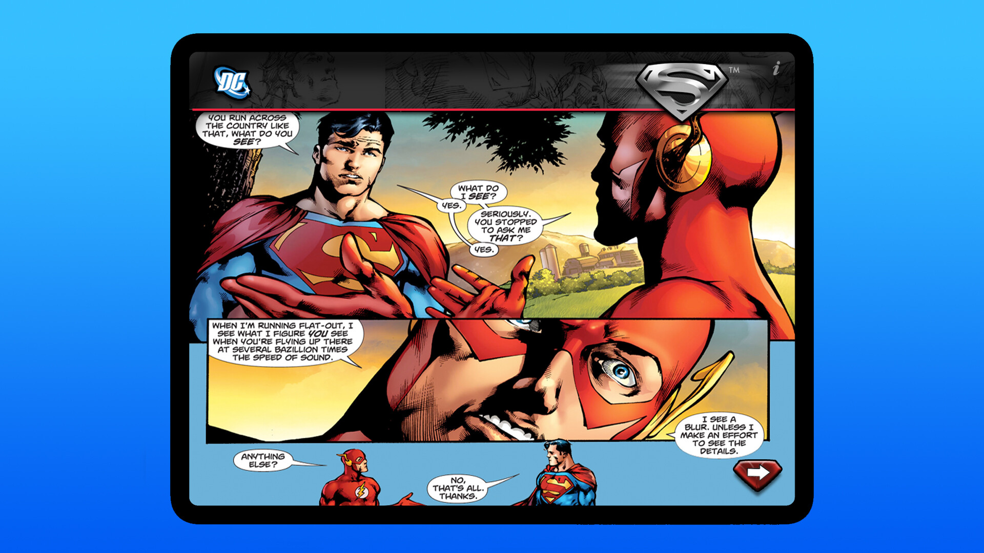 Cassia Design - Superman - Comic Book App