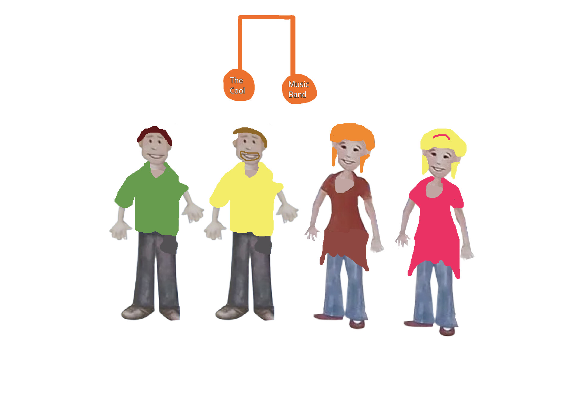 ArtStation - Sprout In-Universe Show: The Cool Music Band