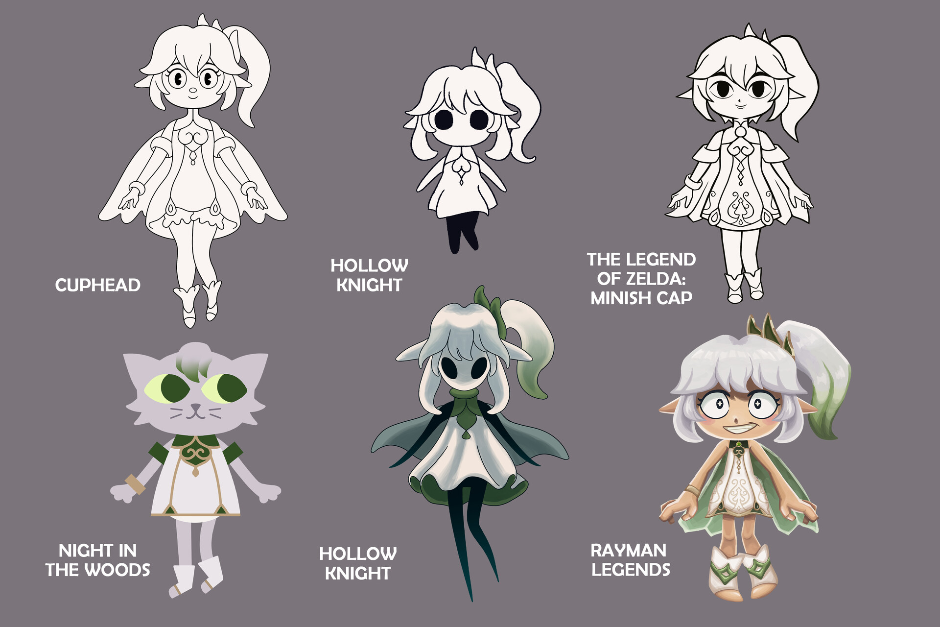 ArtStation - Nahida different styles