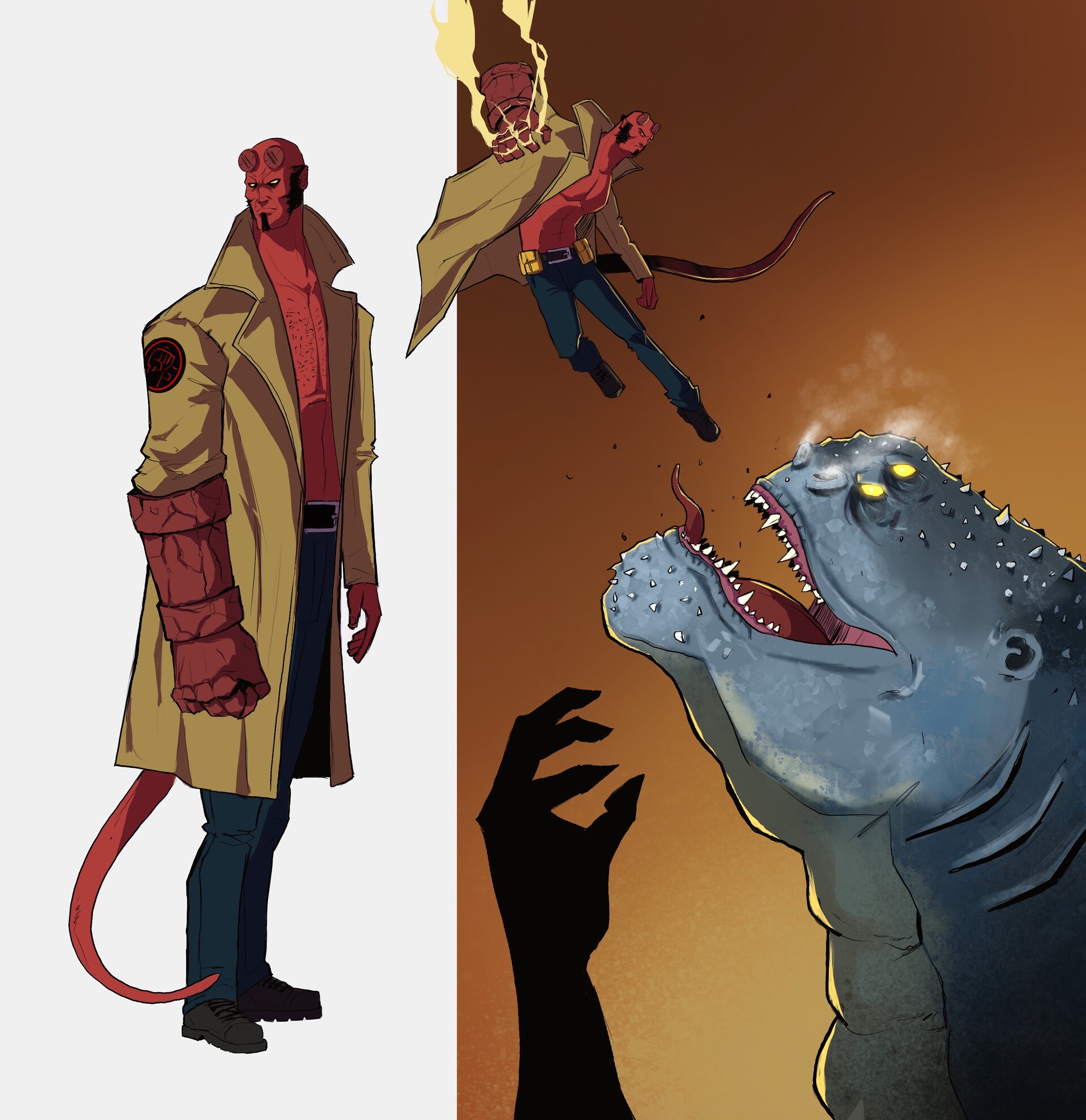 Aleixo - Hellboy scene